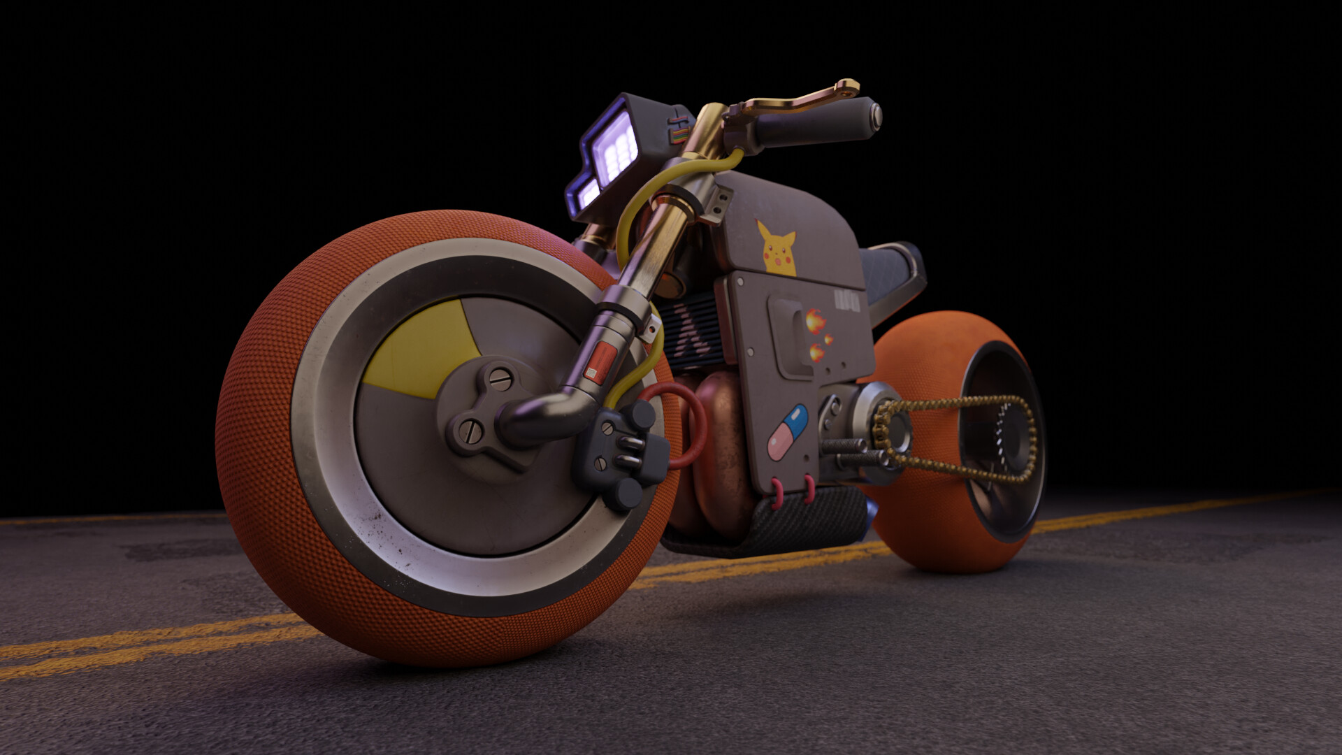 ArtStation - 🏍️ Cyberpunk Bike 🚦