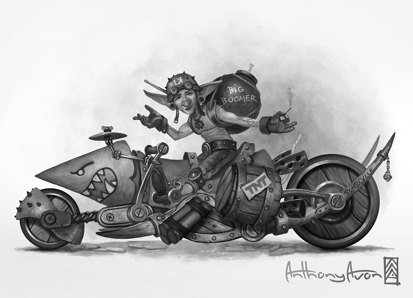 Tokosh Beatblaster, Goblin Bombcyclist by Anthony Avon : r ...