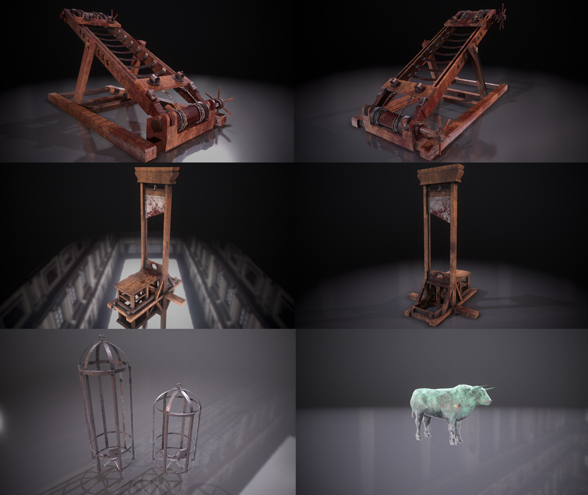 ArtStation - Dungeon - Last Words Are Forbidden - Torture Devices