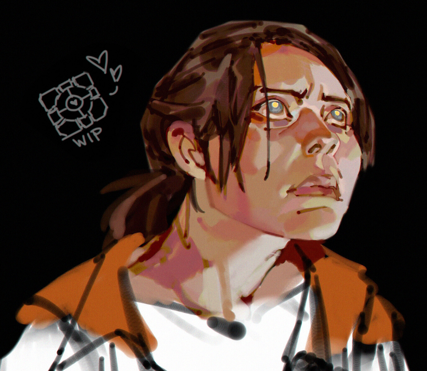 ArtStation - chell wip