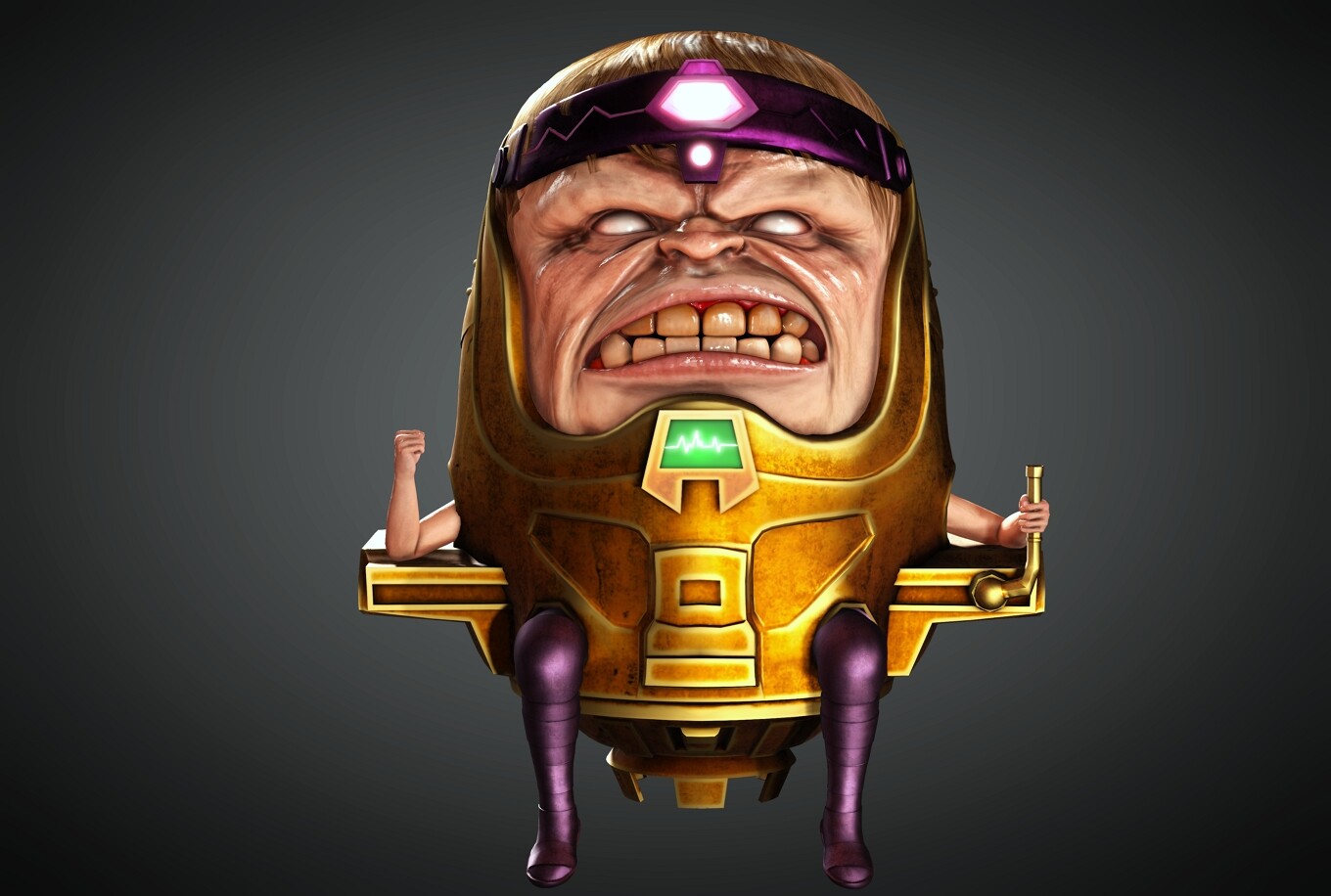 ArtStation - MODOK for Character Creator 3