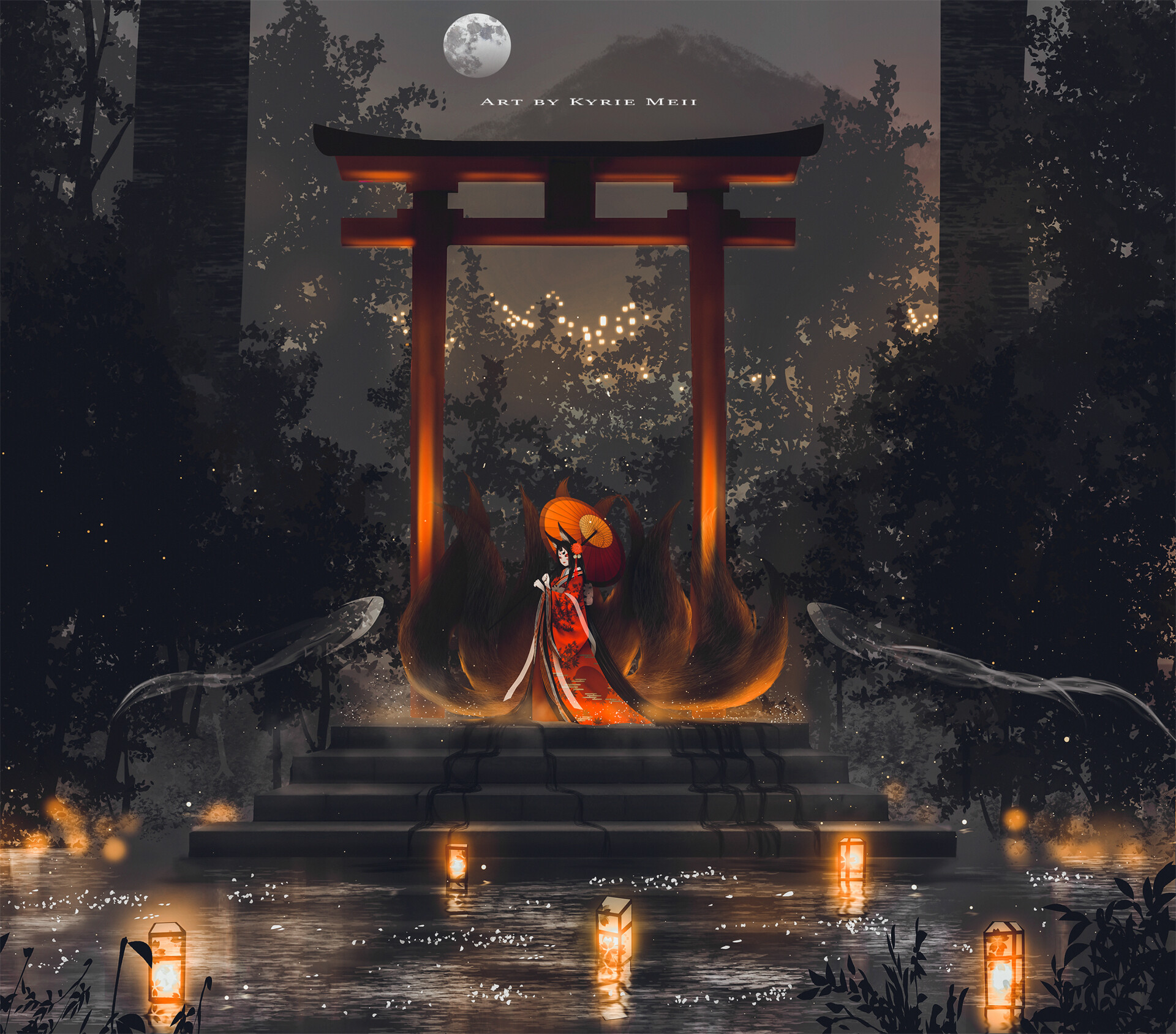 ArtStation - Kitsune Shrine