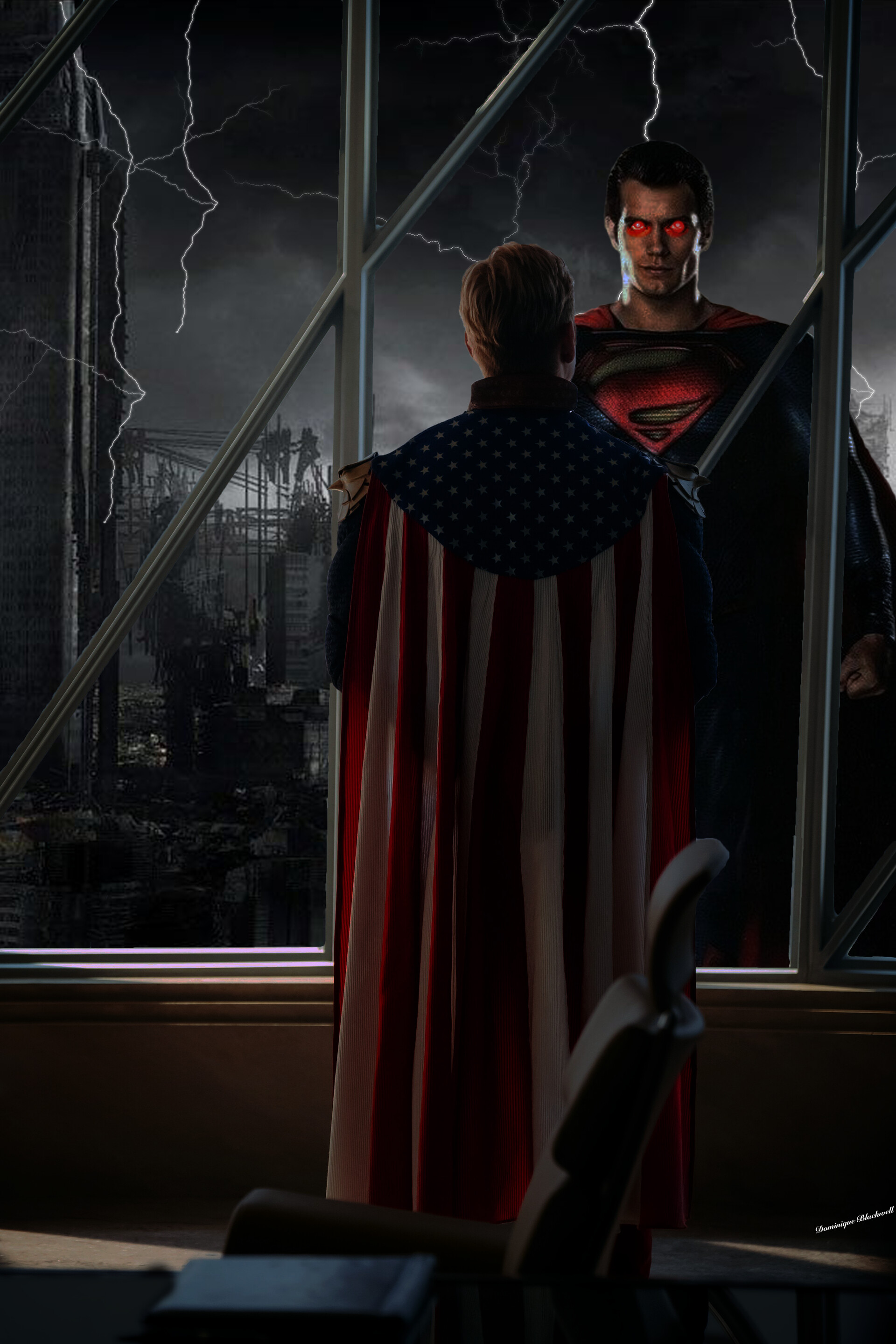 ArtStation - Homelander Vs. The Kryptonian