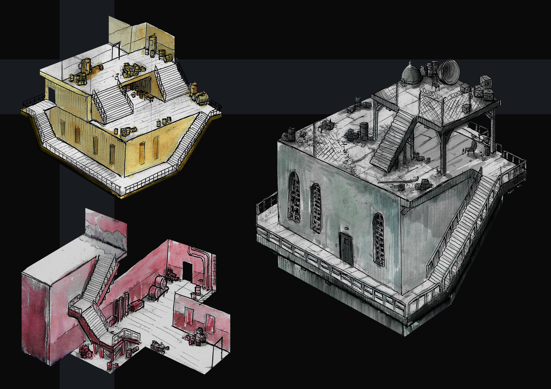 Marcin Gorycki - Level design concept work