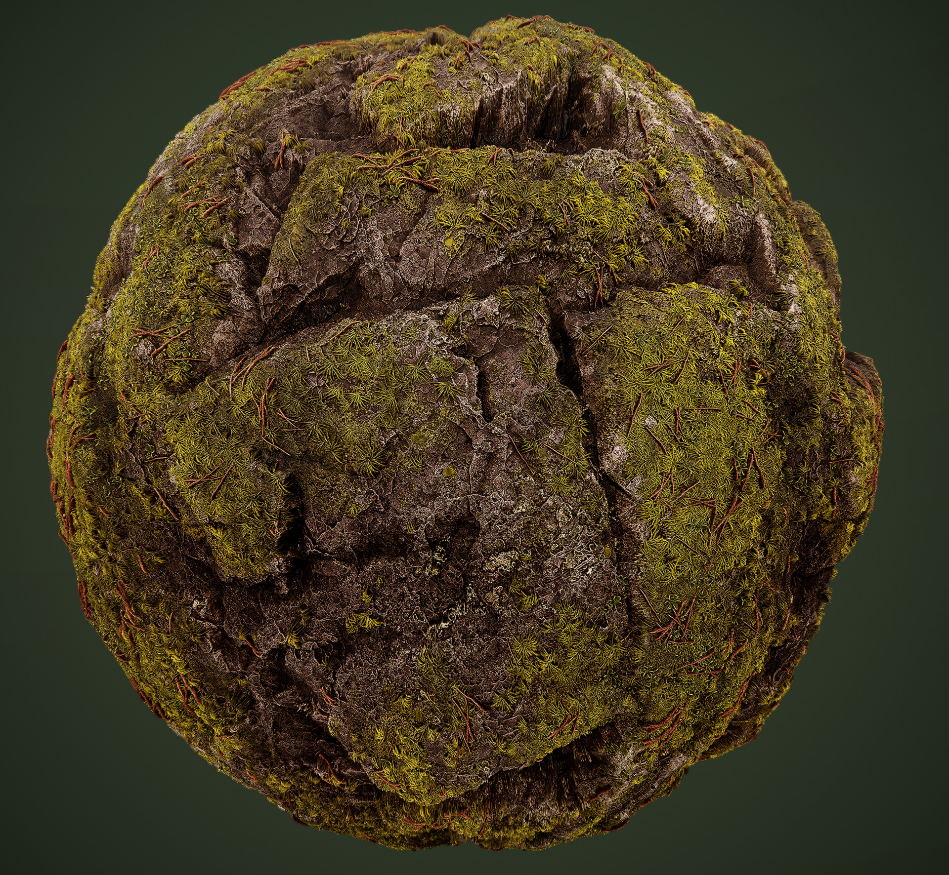 ArtStation - Mossy Rock