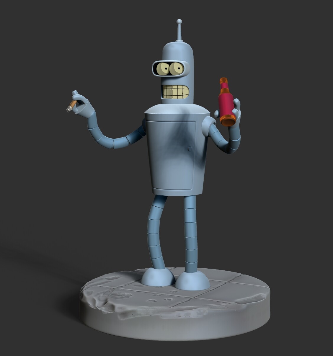 ArtStation - BENDER o Robo mais irado!
