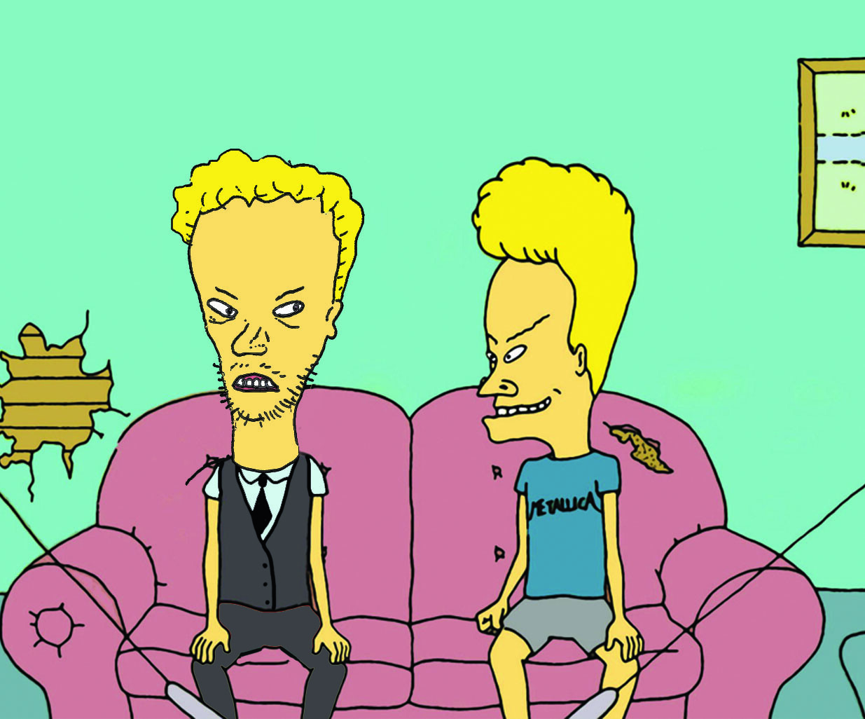 ArtStation - Cartoon me, Beavis & Butthead style