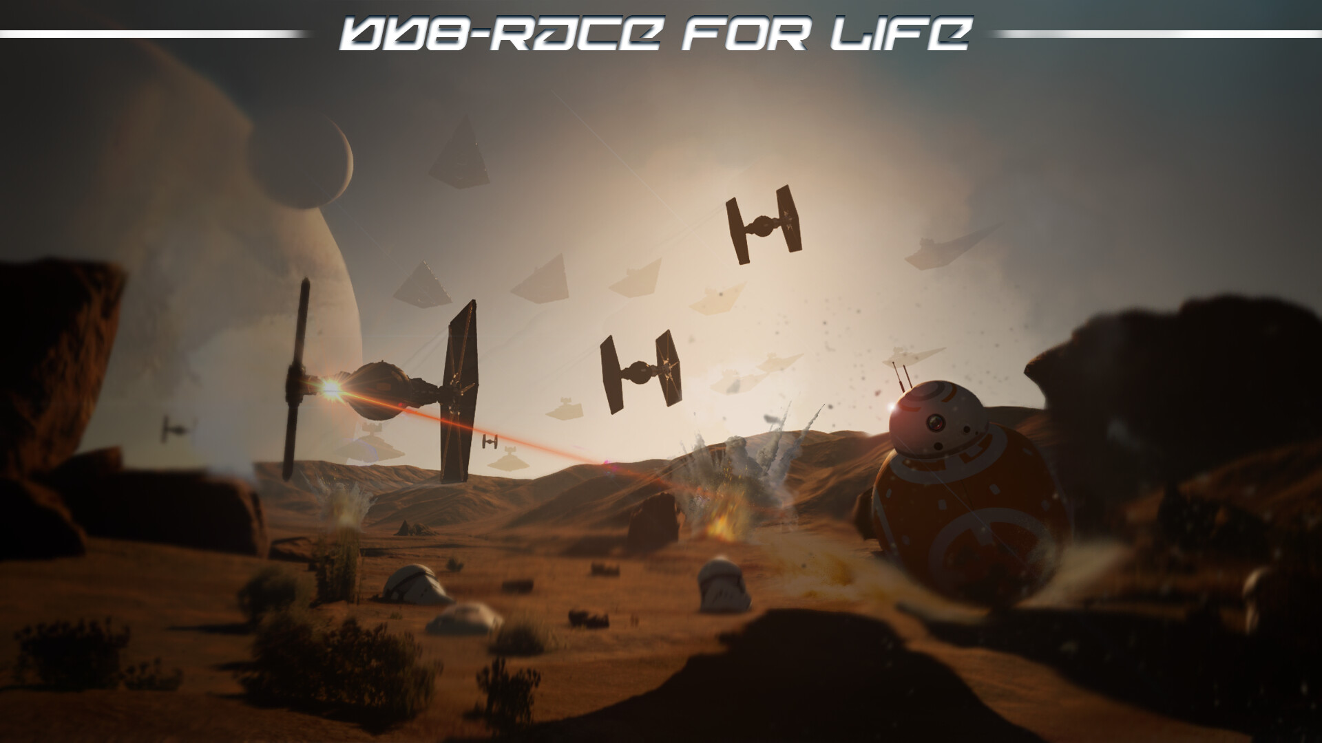 ArtStation - BB8-Race for Life |Star Wars | Fan Art