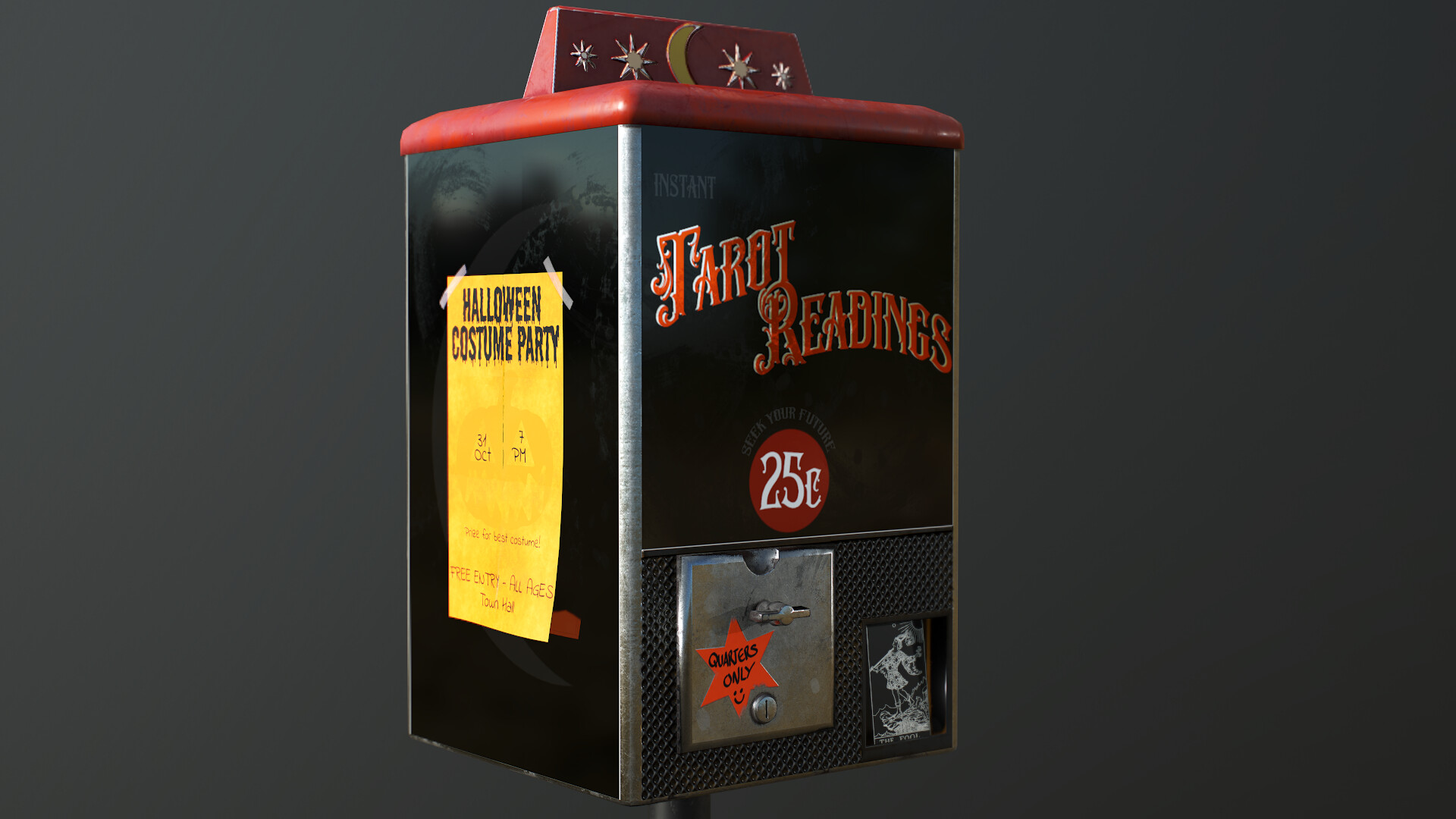 ArtStation - Tarot Vending Machine