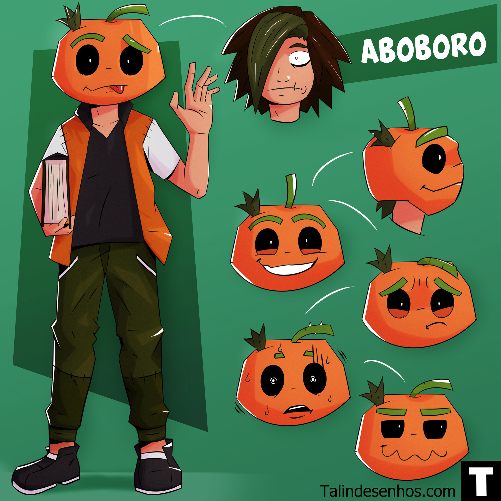 ArtStation - my Halloween character - ABOBORO