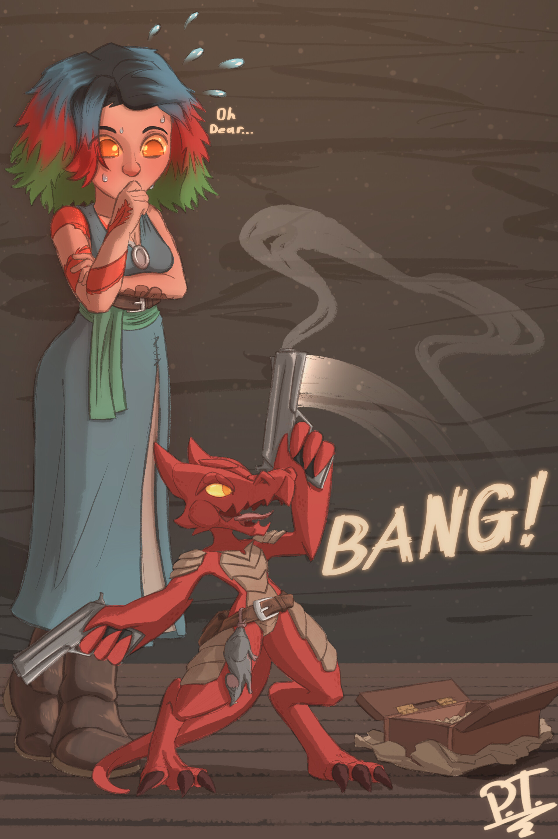 ArtStation - Kobold with a gun!