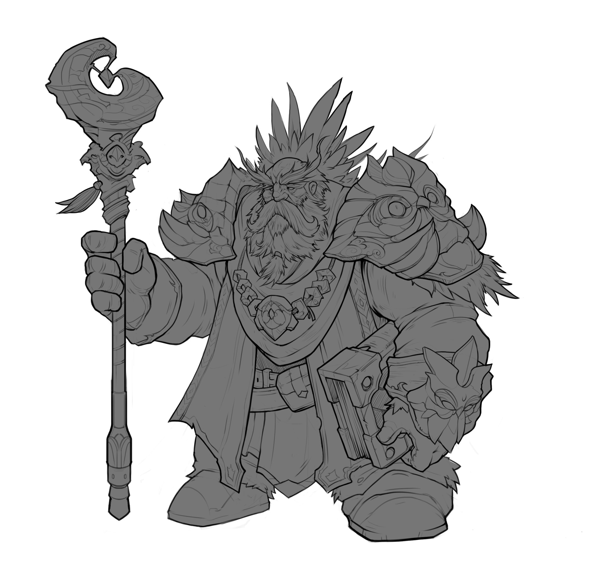 ArtStation - Dwarf Mage