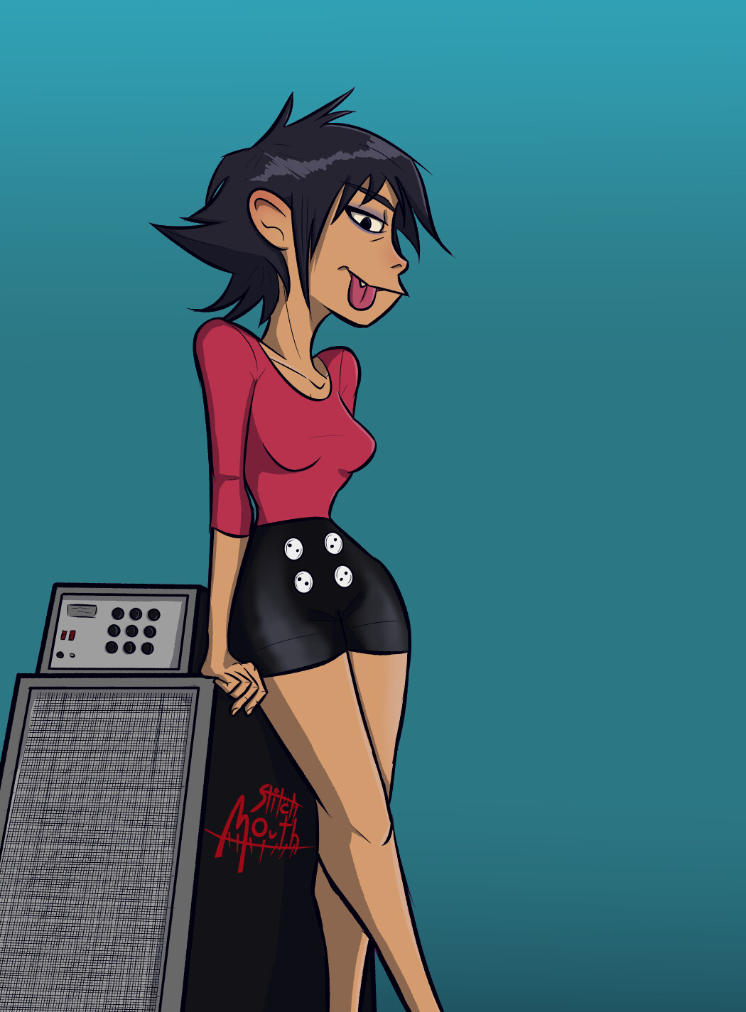 ArtStation - Gorillaz - Noodle