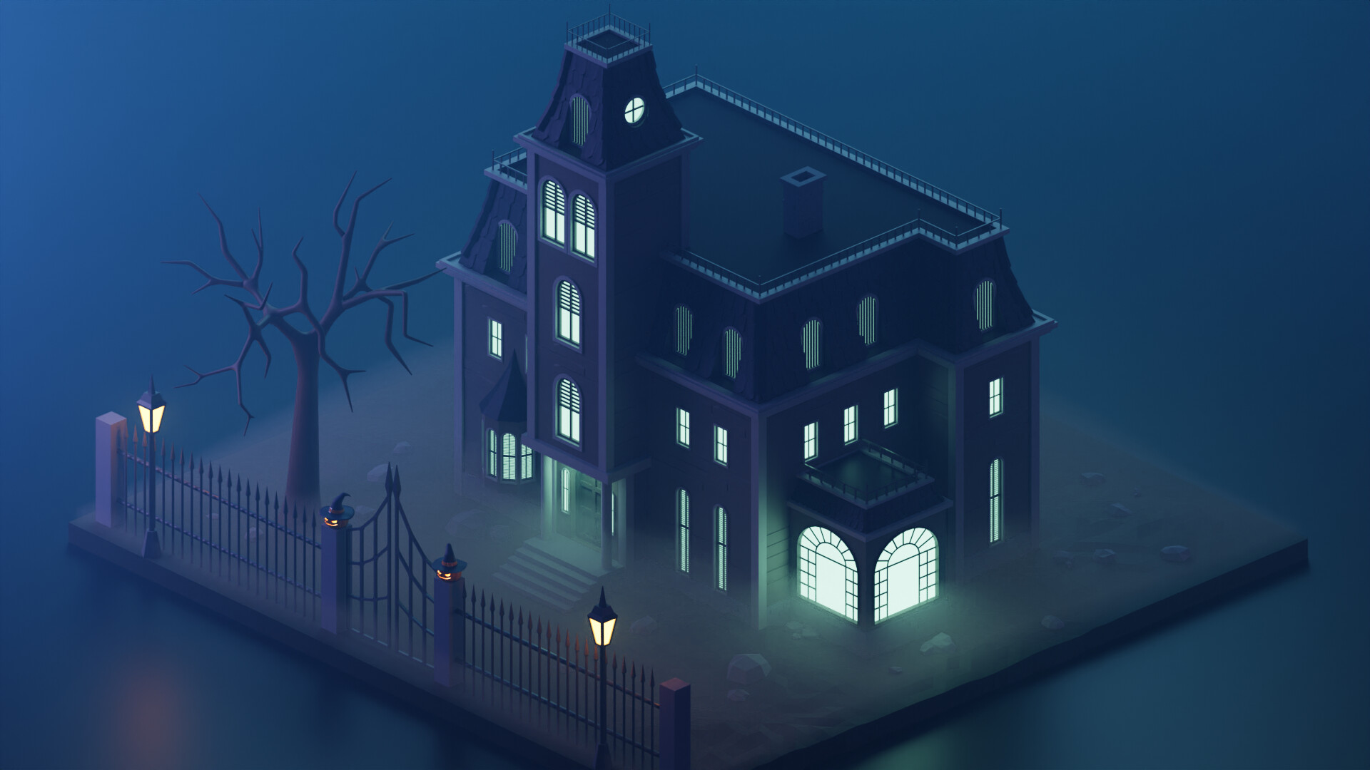 ArtStation - Addams Family's House