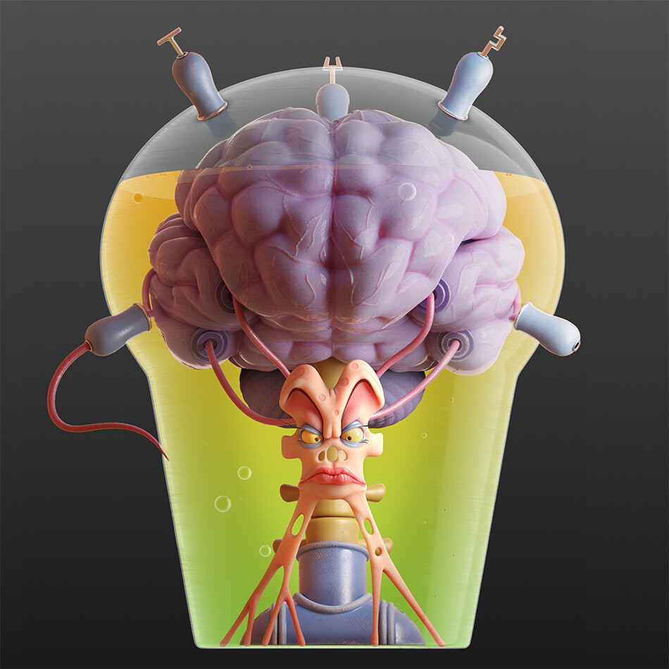 ArtStation - Mother Brain - Captain N