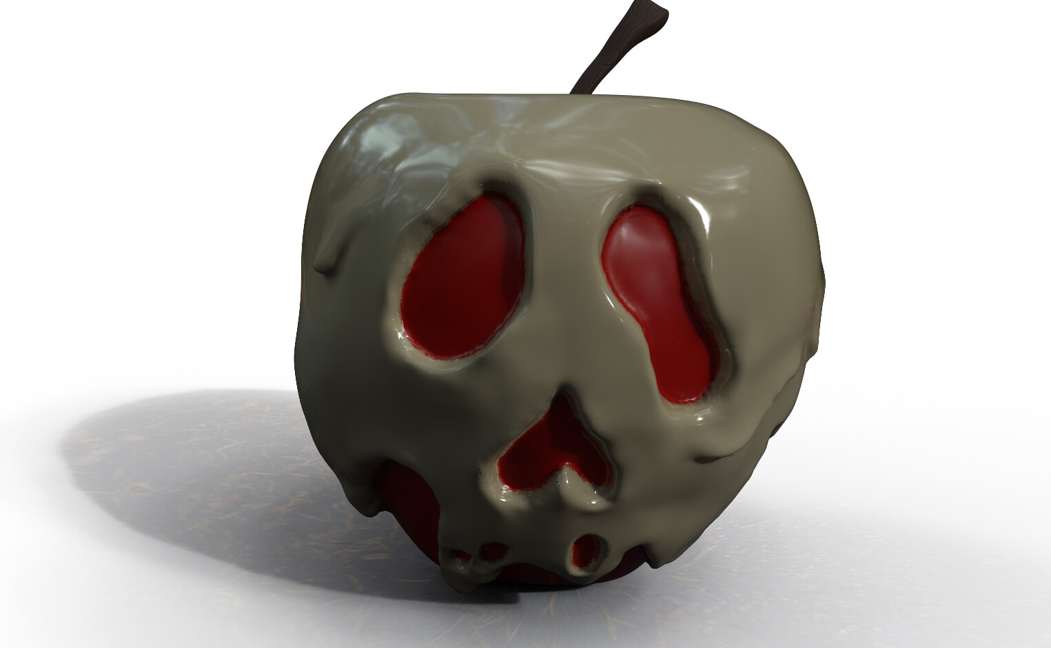 ArtStation - Poison Apple - Sculptober Day 3