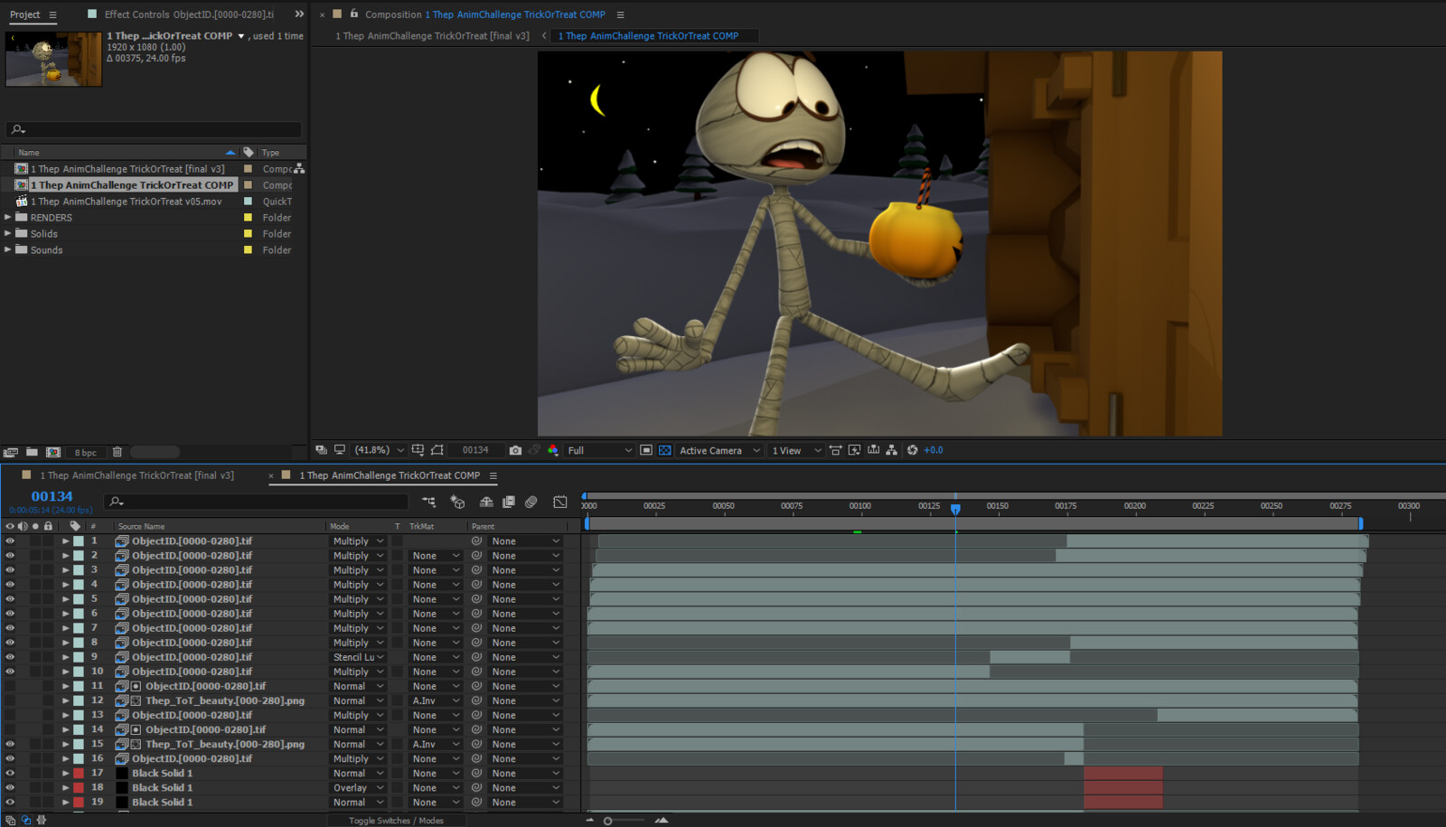Igor Antic - Thep Trick Or Treat - 3D Character animation [3D]