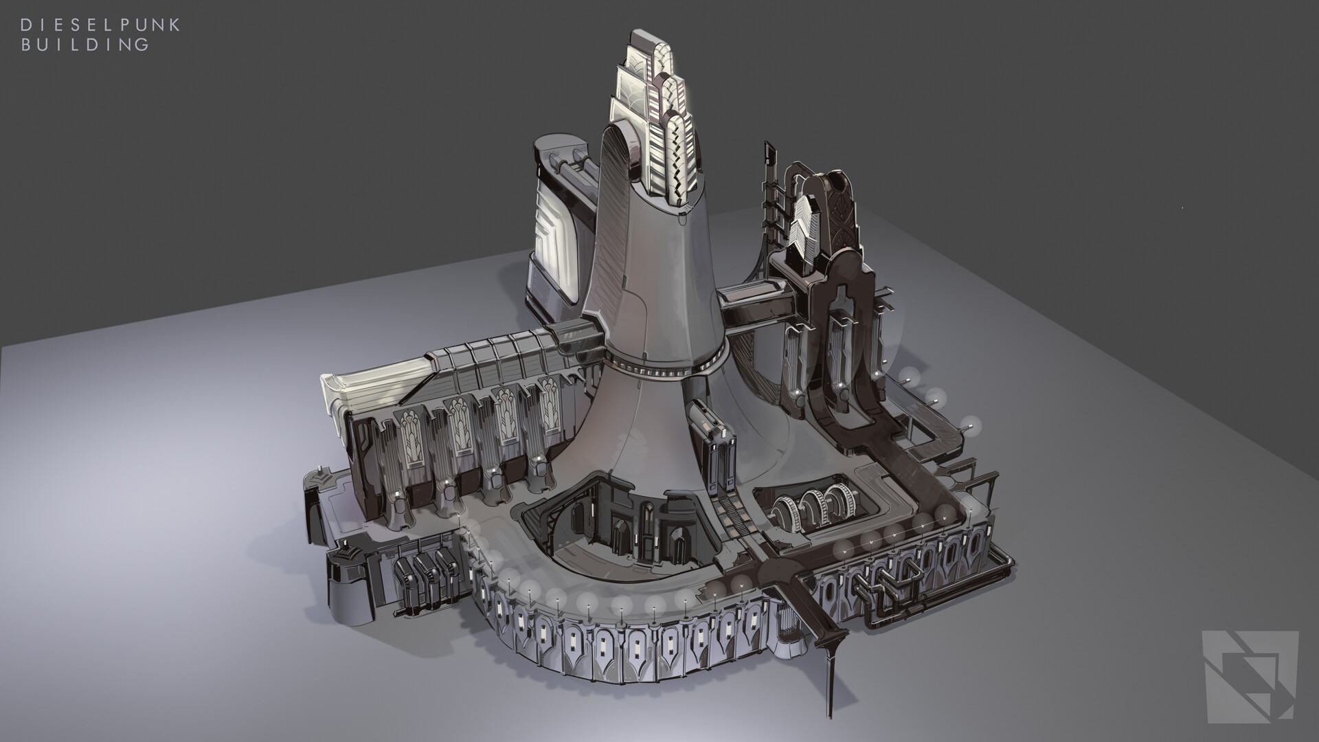 Dieselpunk Architecture