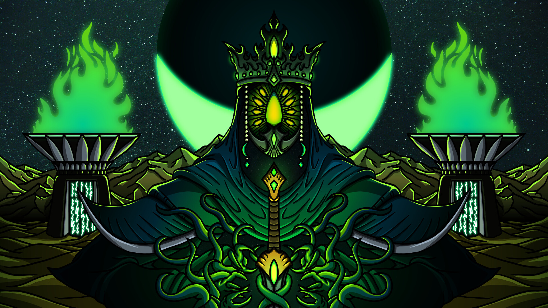 ArtStation - The moon king