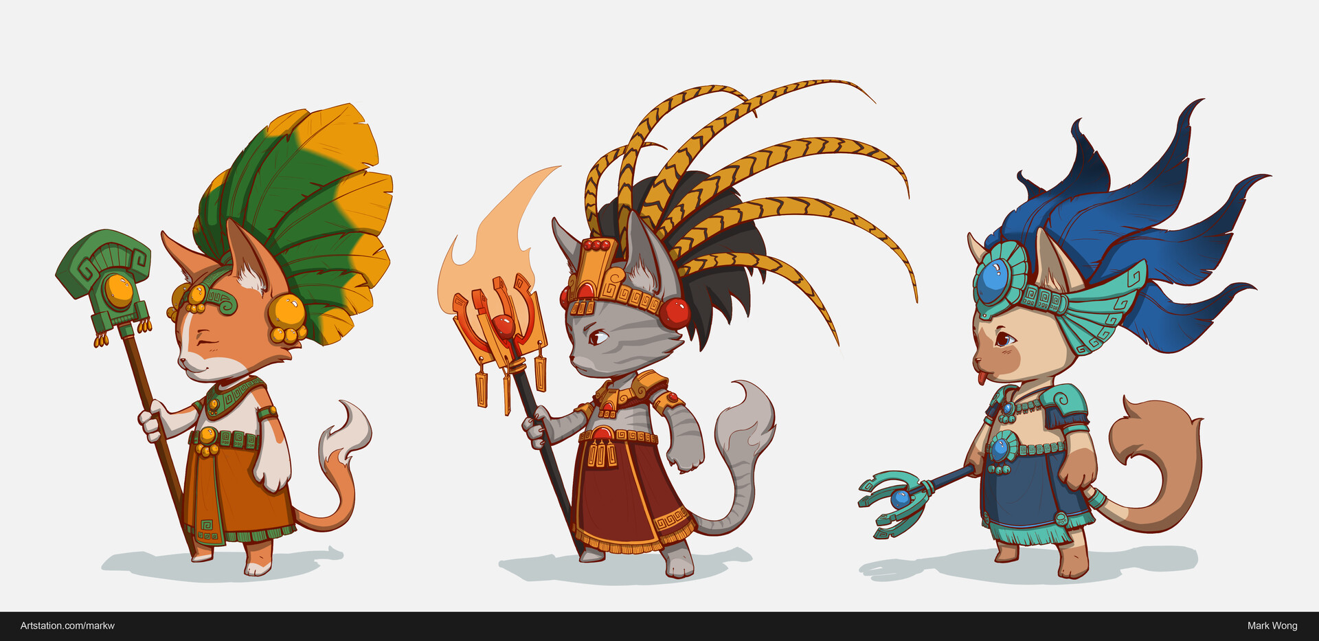 Mark Wong - Aztec Cats