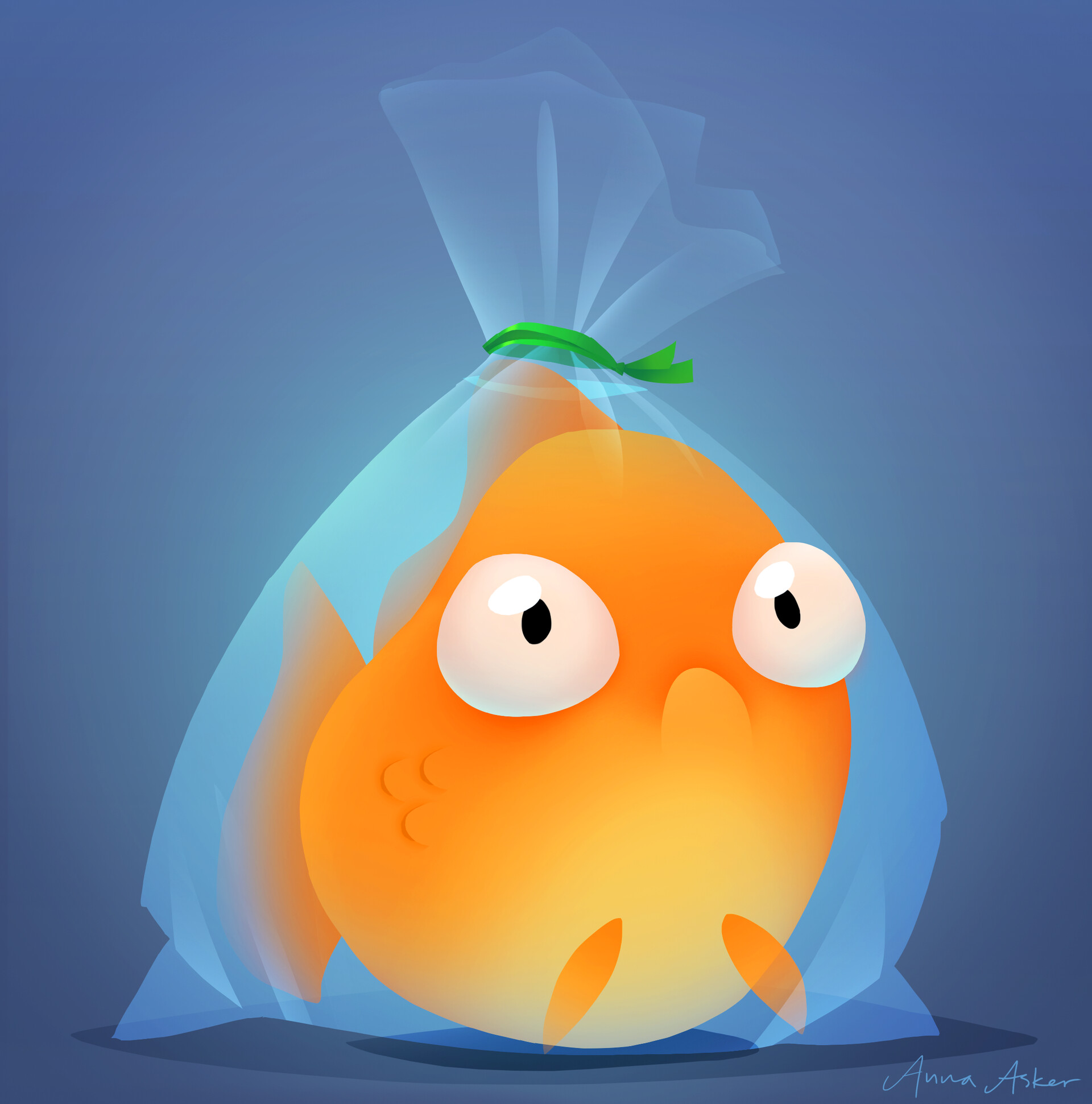 ArtStation - Offended fish