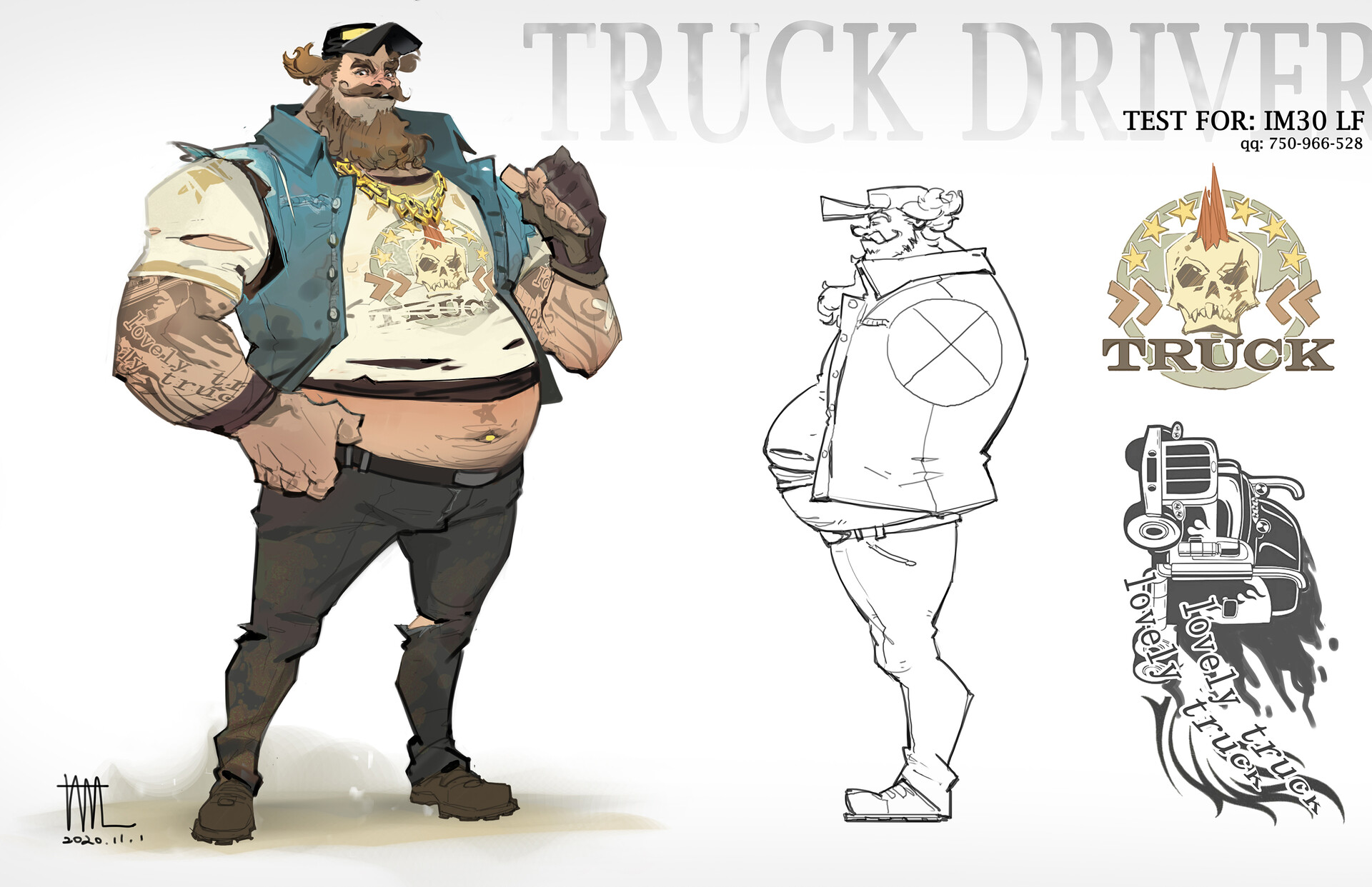ArtStation - test - truck driver