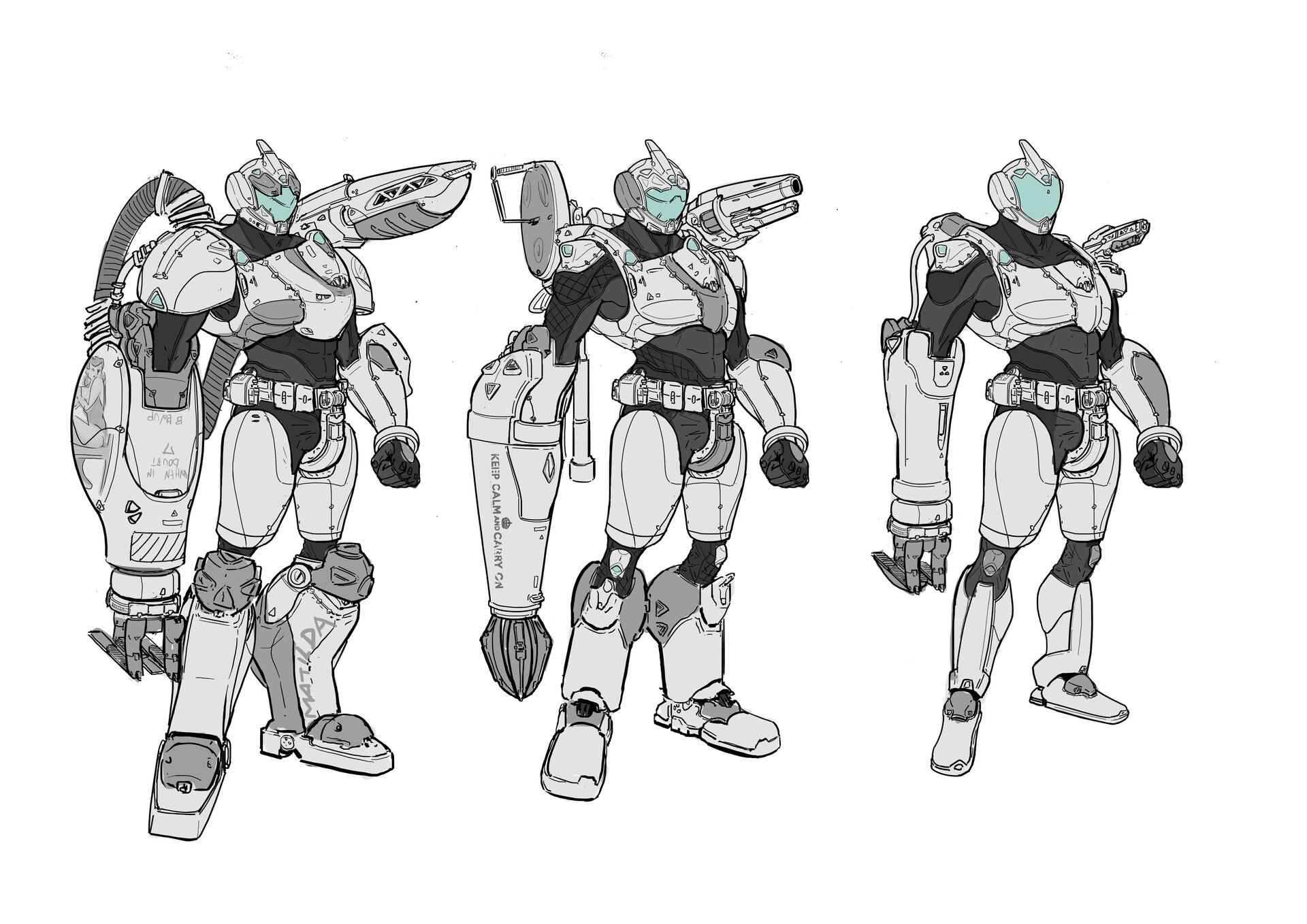 ArtStation - Armoured Suit