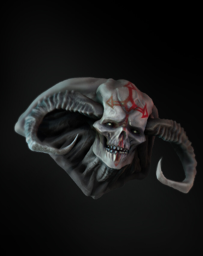 ArtStation - Demon head