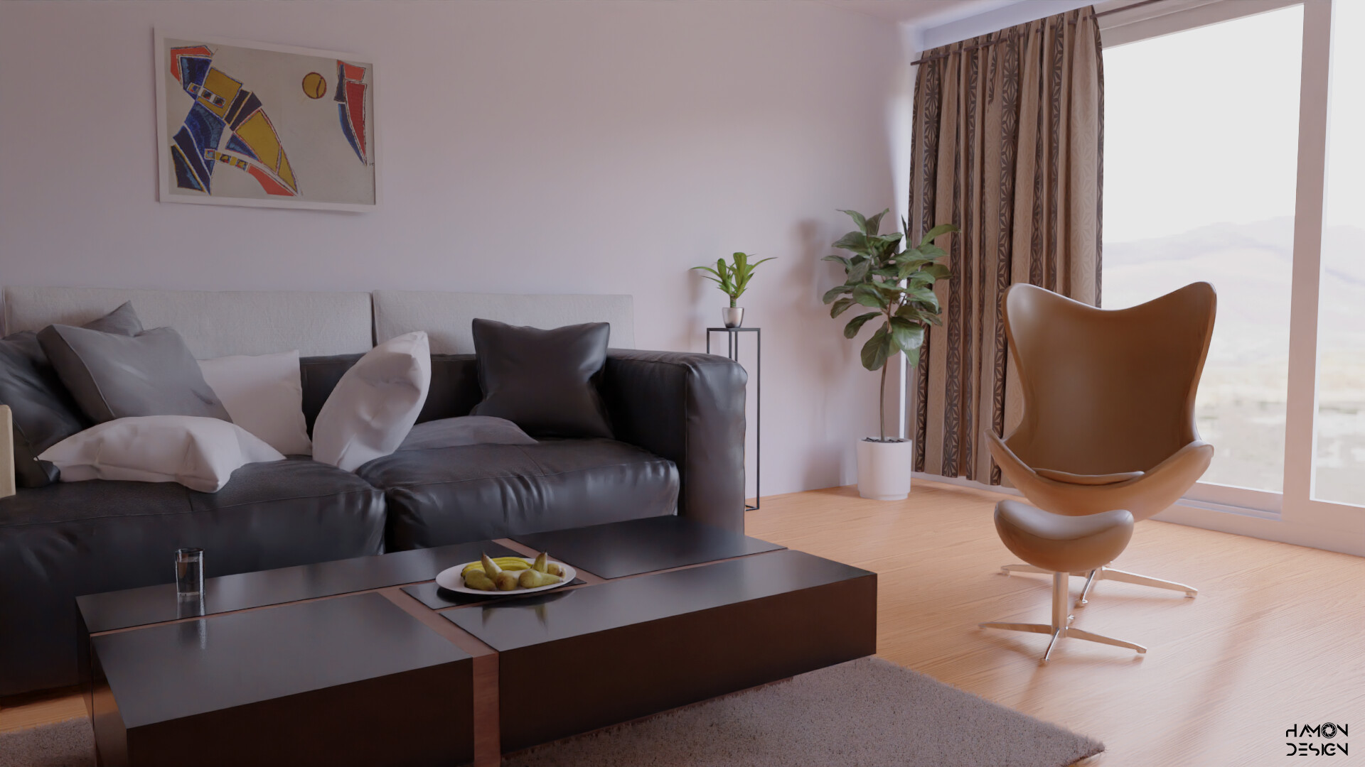 Hamid Hosseini - Interior apartment archviz