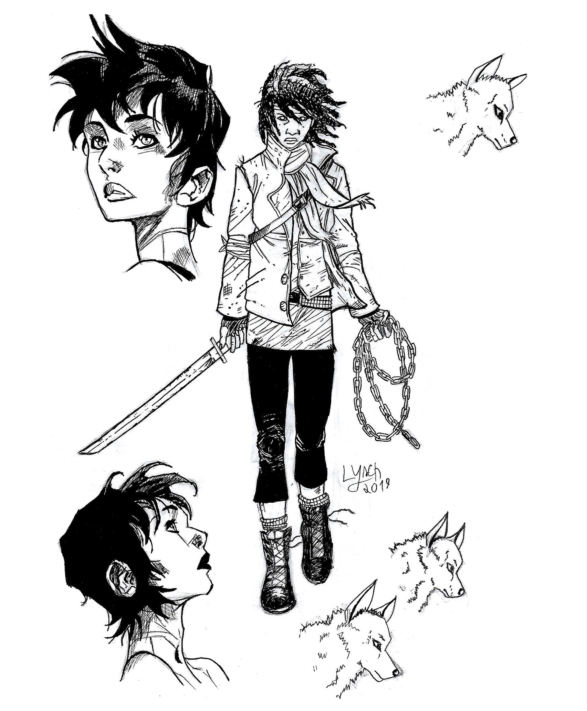 ArtStation - Michonne (The Walking Dead)