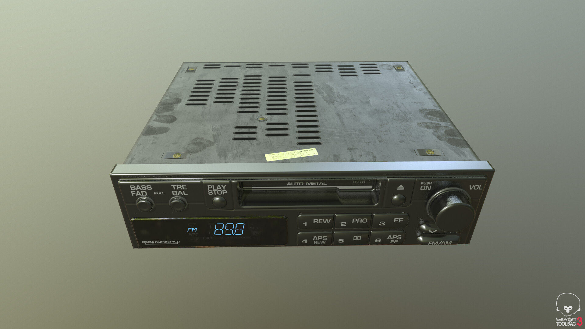 ArtStation - 1989 Nissan Skyline Radio