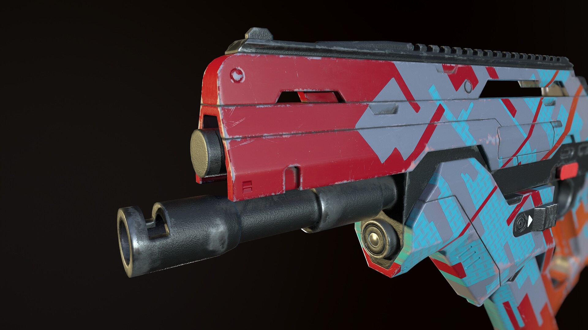 ArtStation - smg futuristic