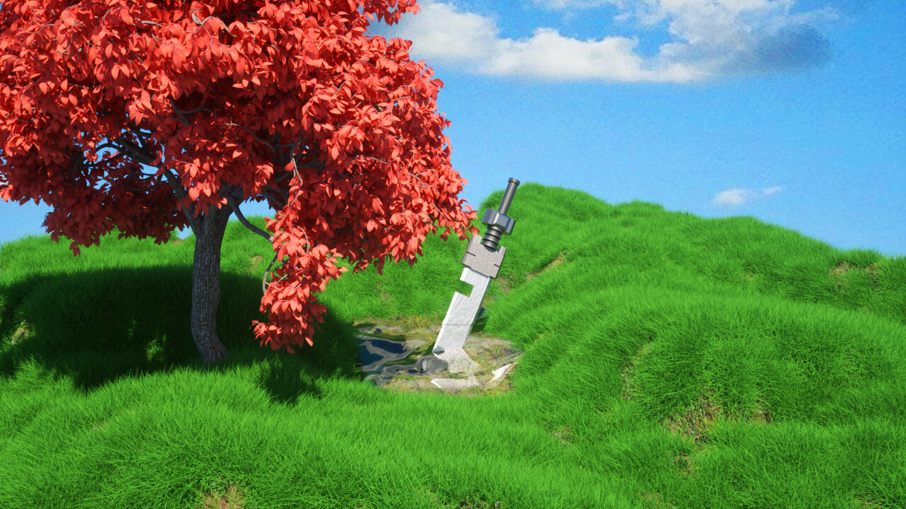 ArtStation - Sword and tree