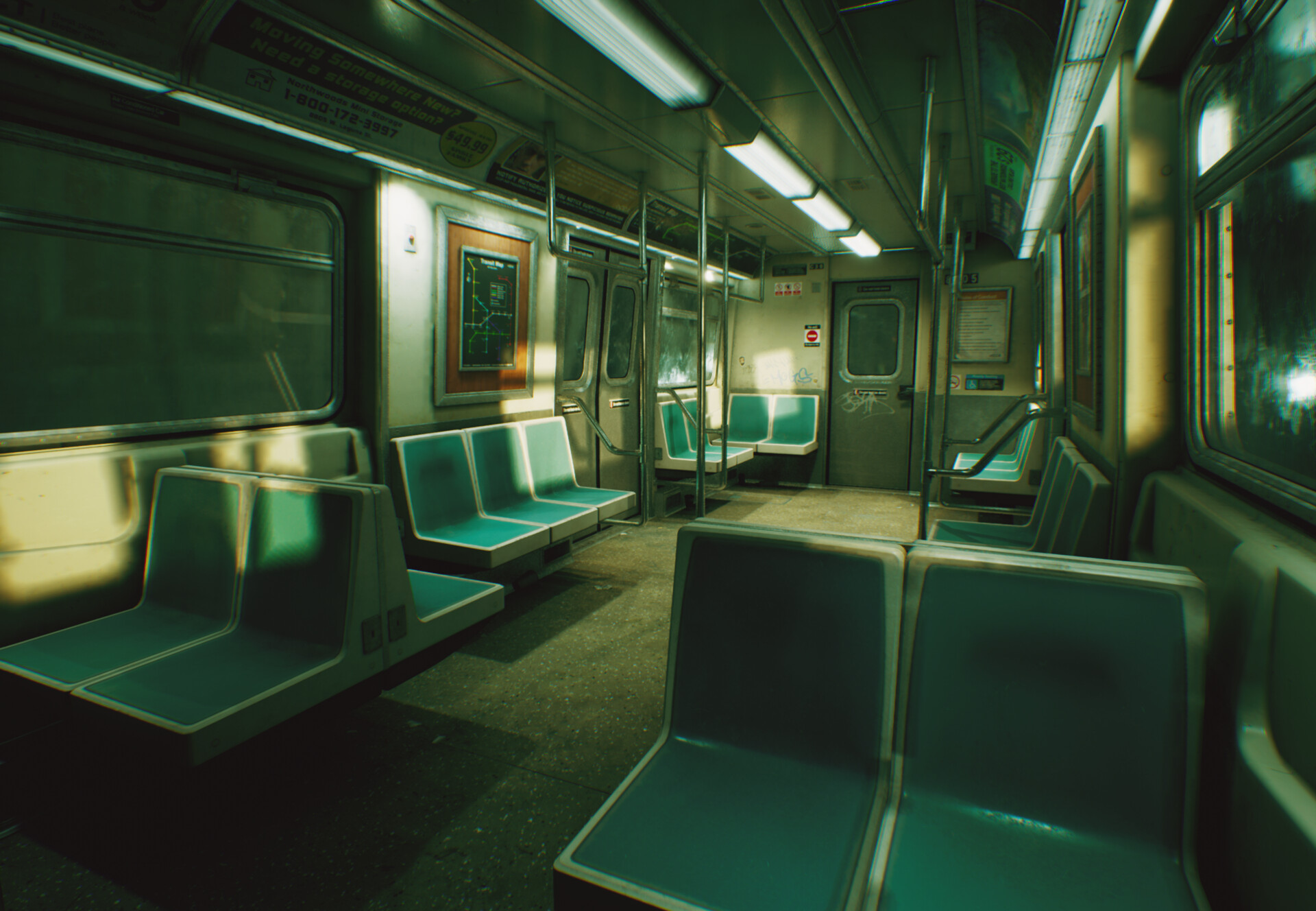 ArtStation - Subway Car