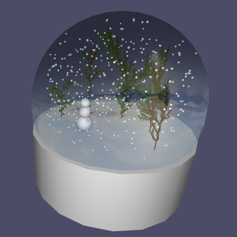 Ethan Munn - Snowglobe Particle Simulation | October 2020