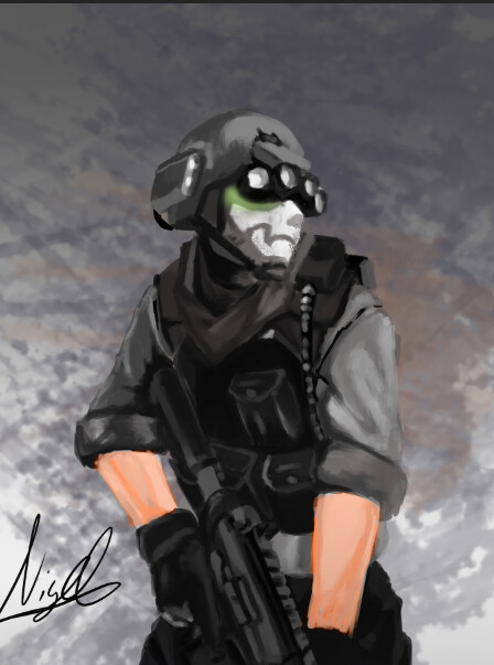 ArtStation - MW Ghost fanart