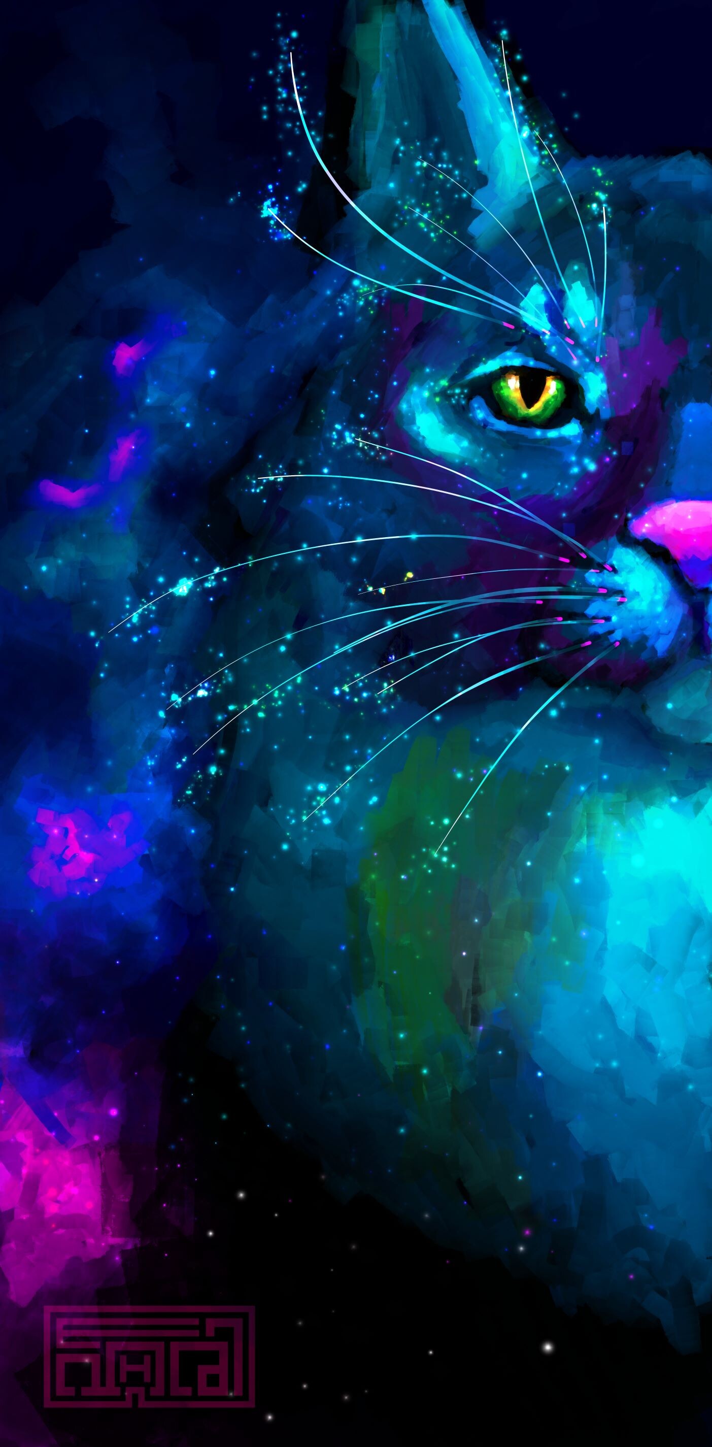 ArtStation - Galactic Cat - An Experiment