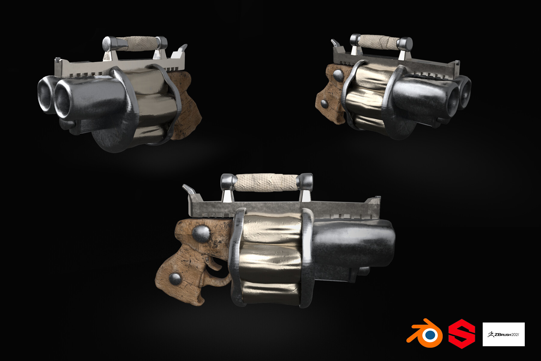 ArtStation - 3D gun for FPS