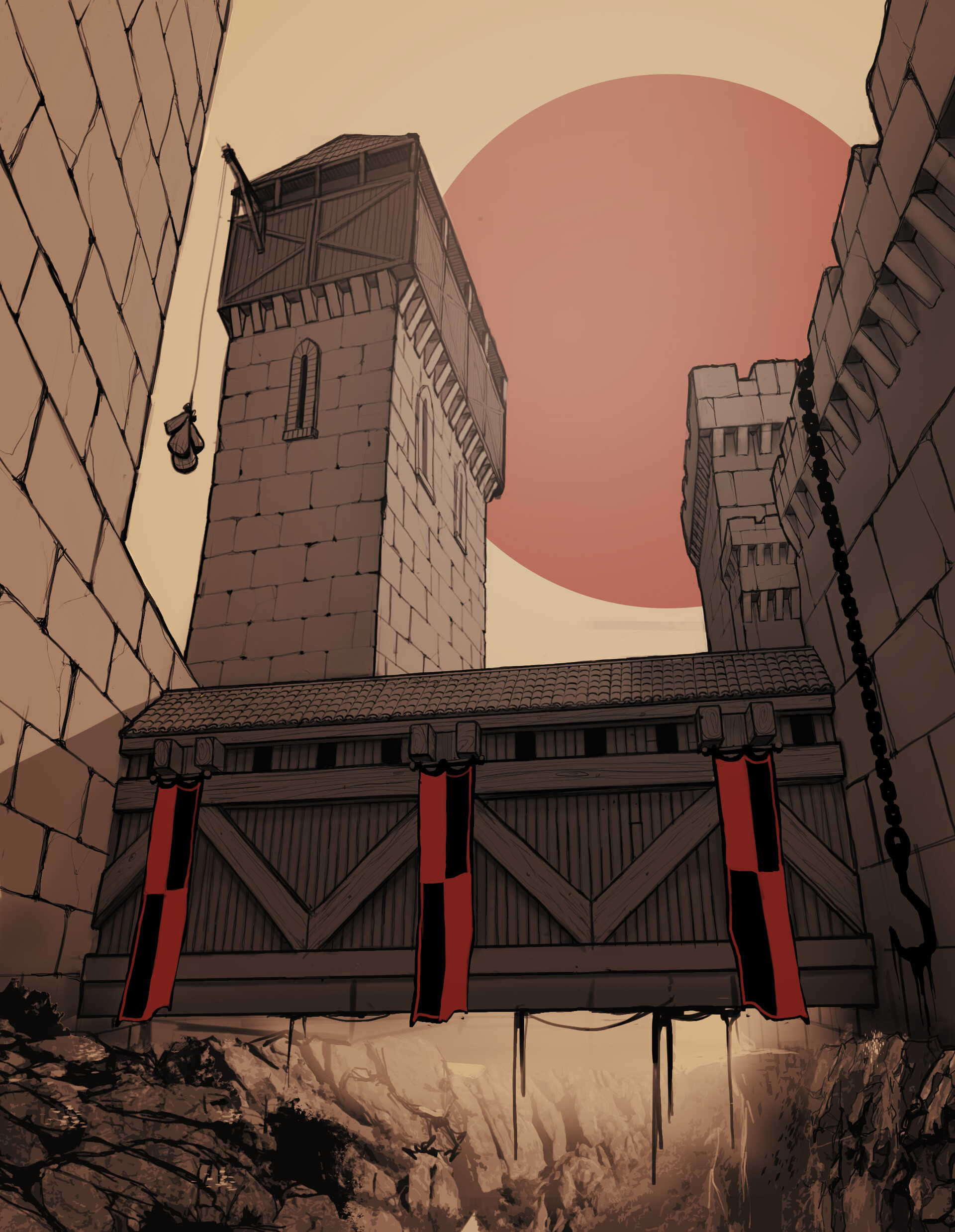 ArtStation - Rampart environment design