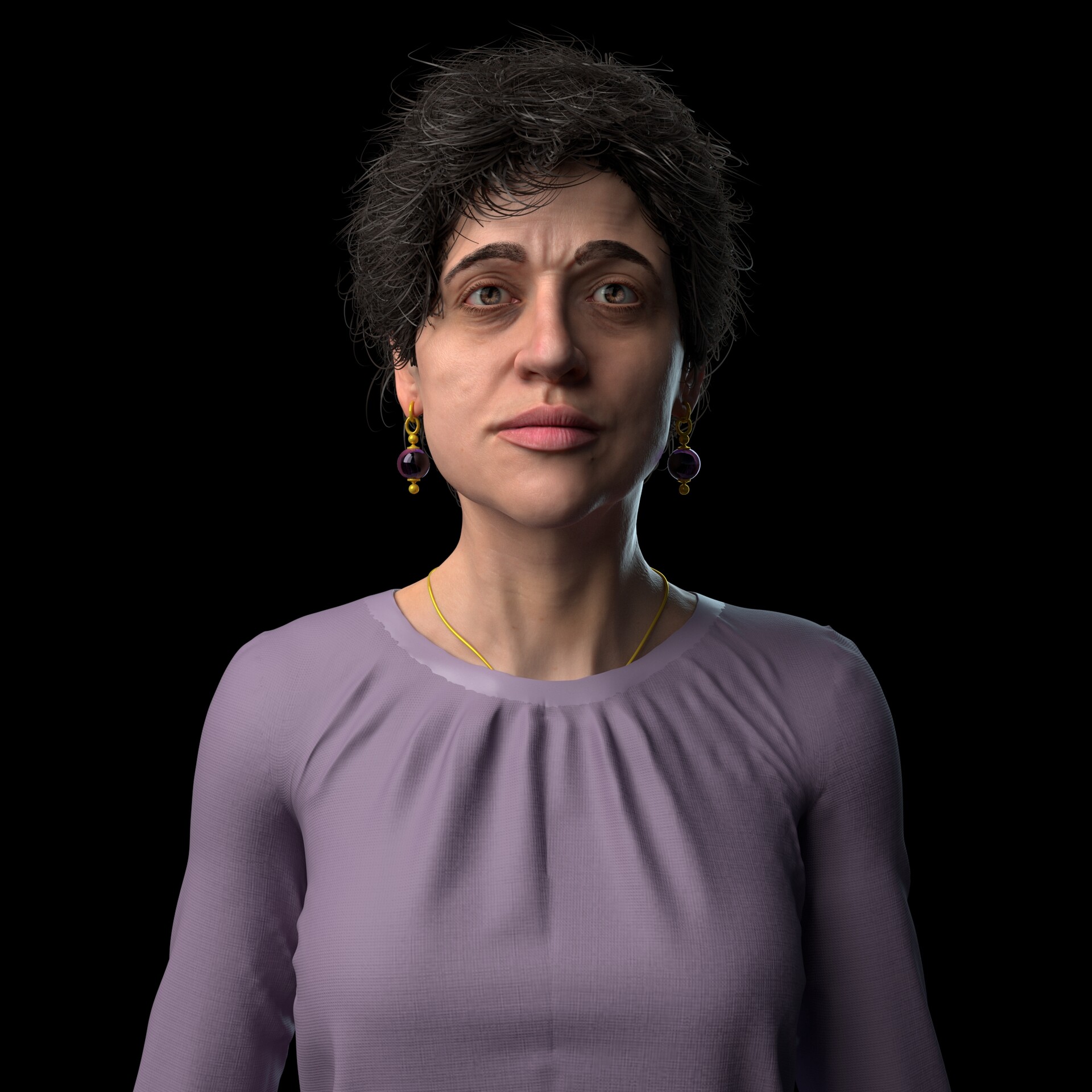 ArtStation - Realistic Female Portrait