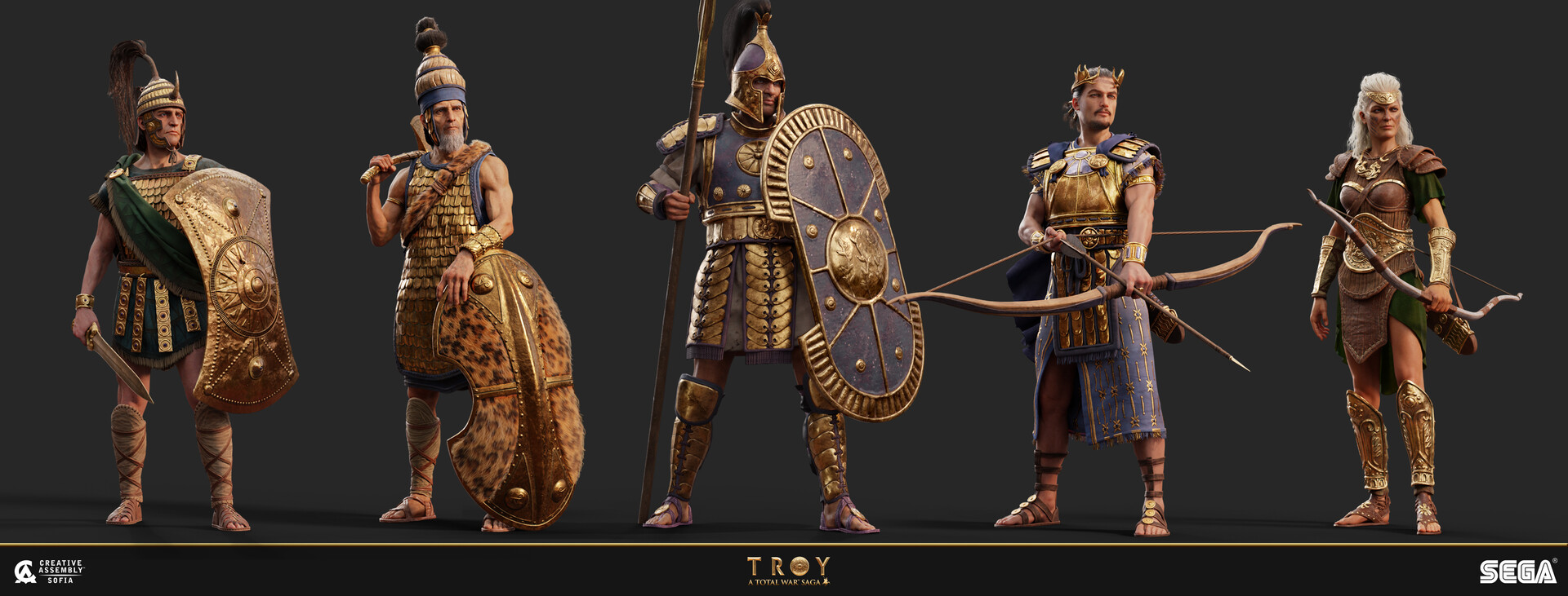 Creative Assembly - A Total War Saga: TROY - Character Art