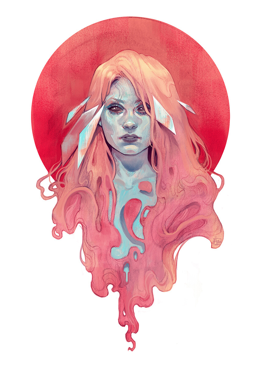 ArtStation - "Melting" Sketch