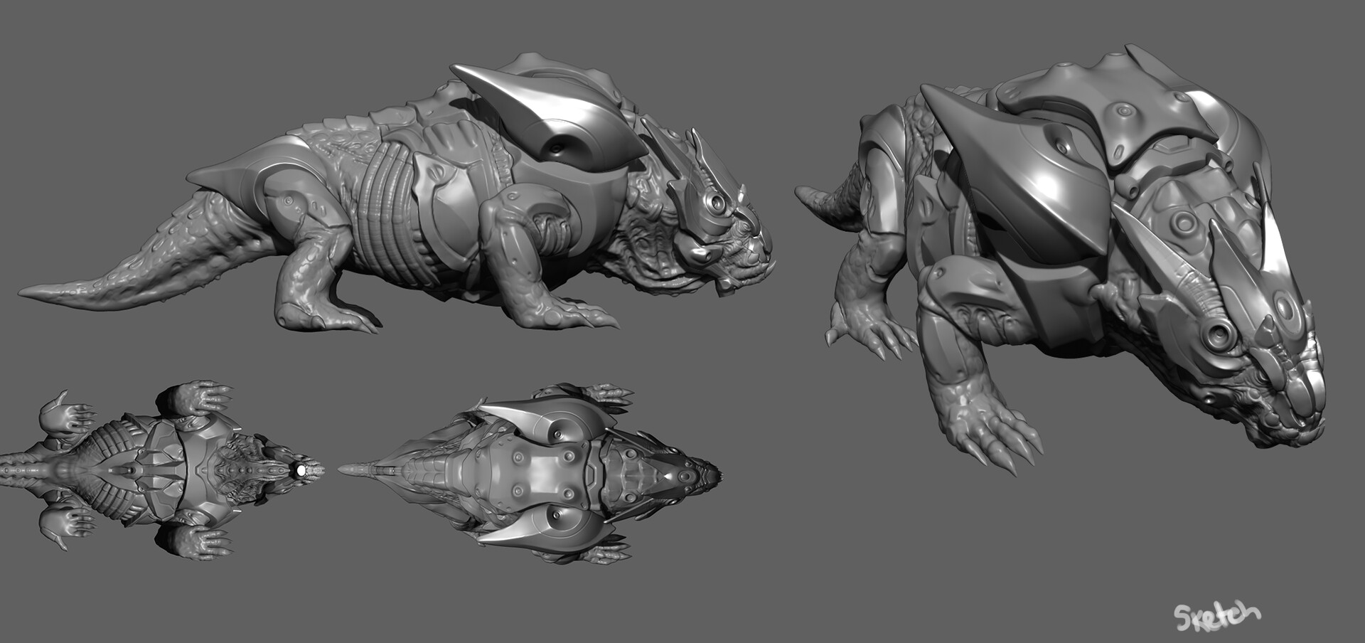 Deanna Greyoak Portfolio - Female/Creatures WIP