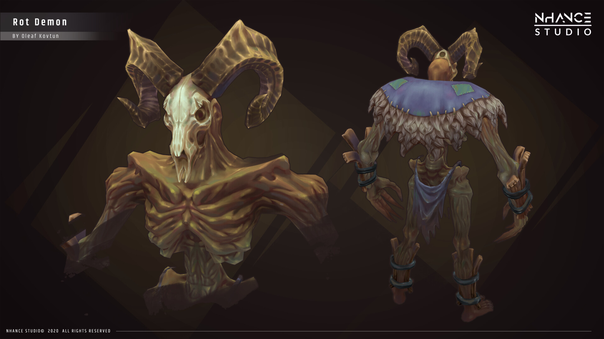 Olha Kovtun - Rot Demon Texturing