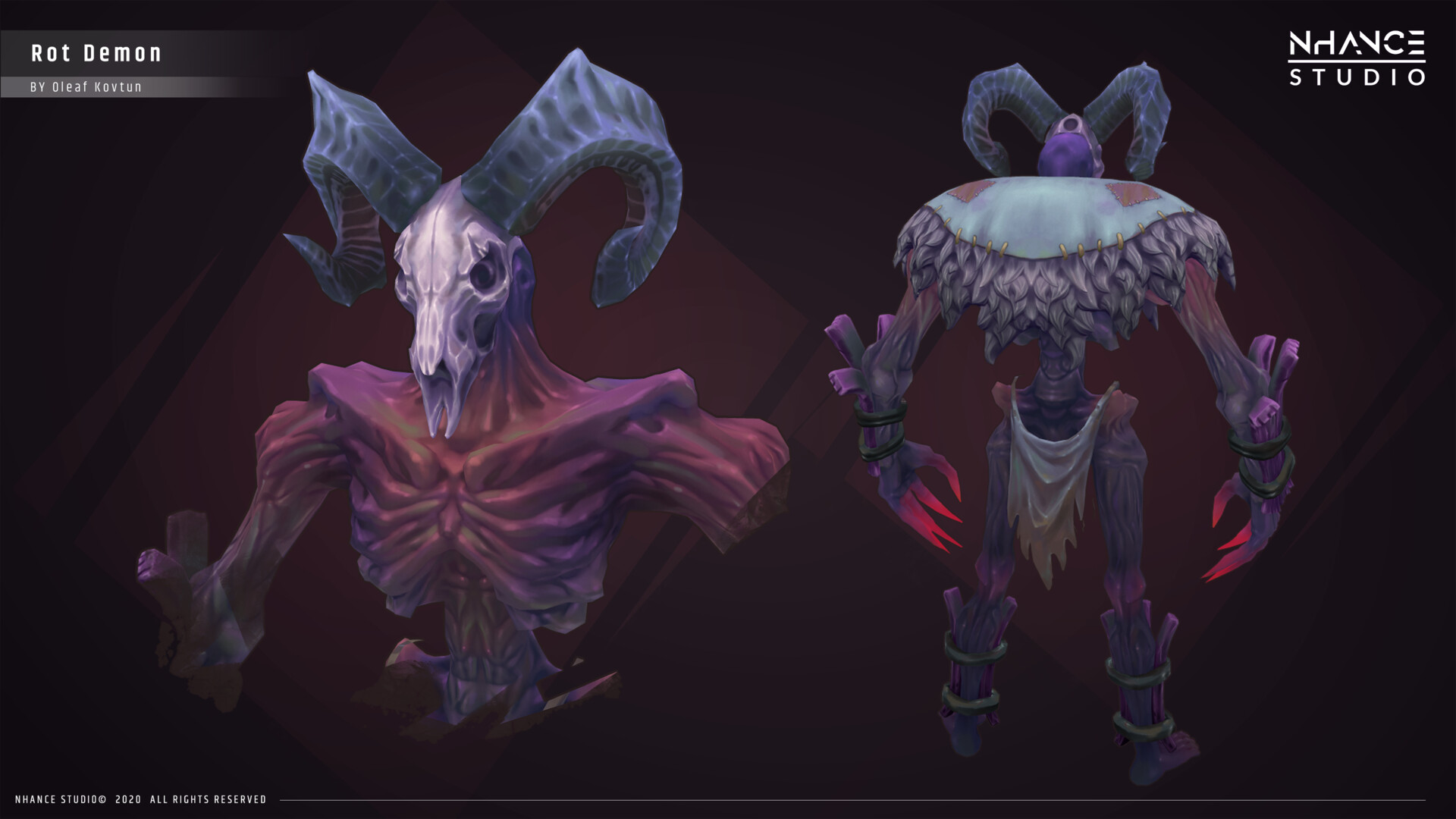 Olha Kovtun - Rot Demon Texturing