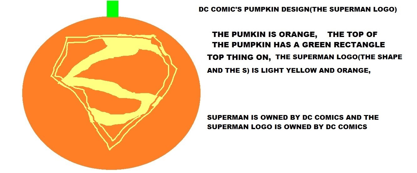 superman pumpkin