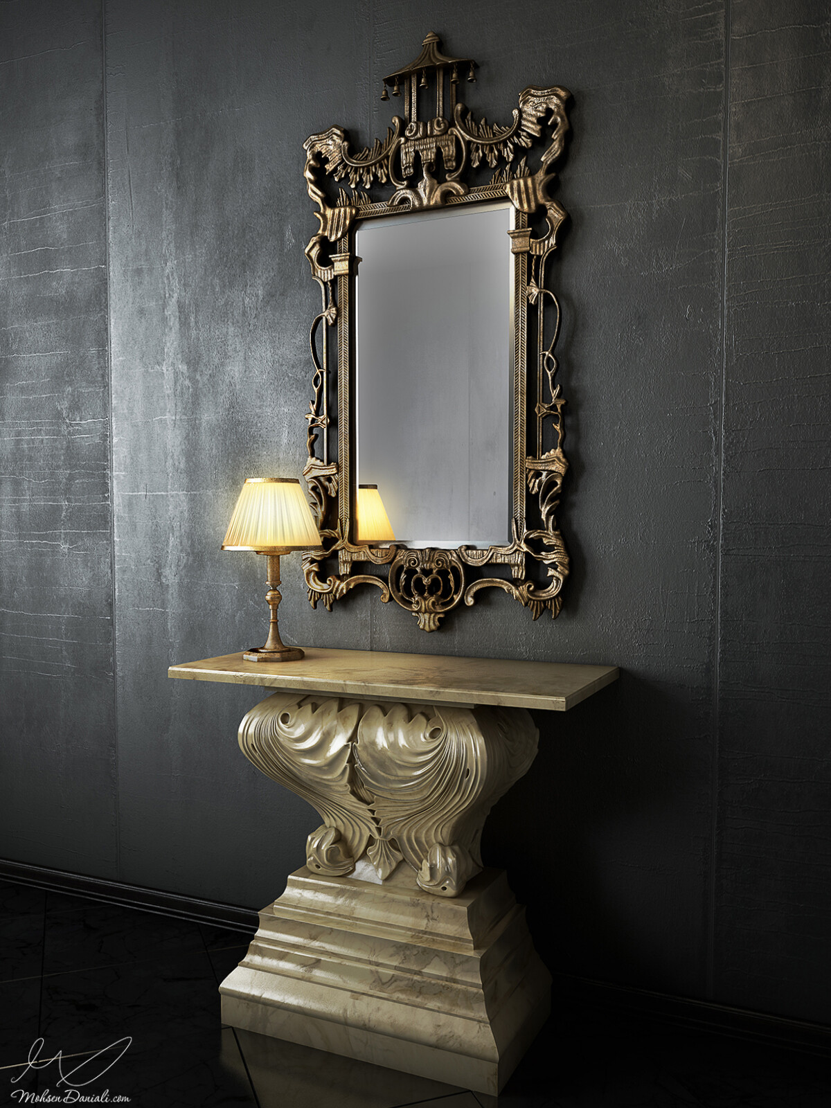 ArtStation - Mirror and Stone Consule