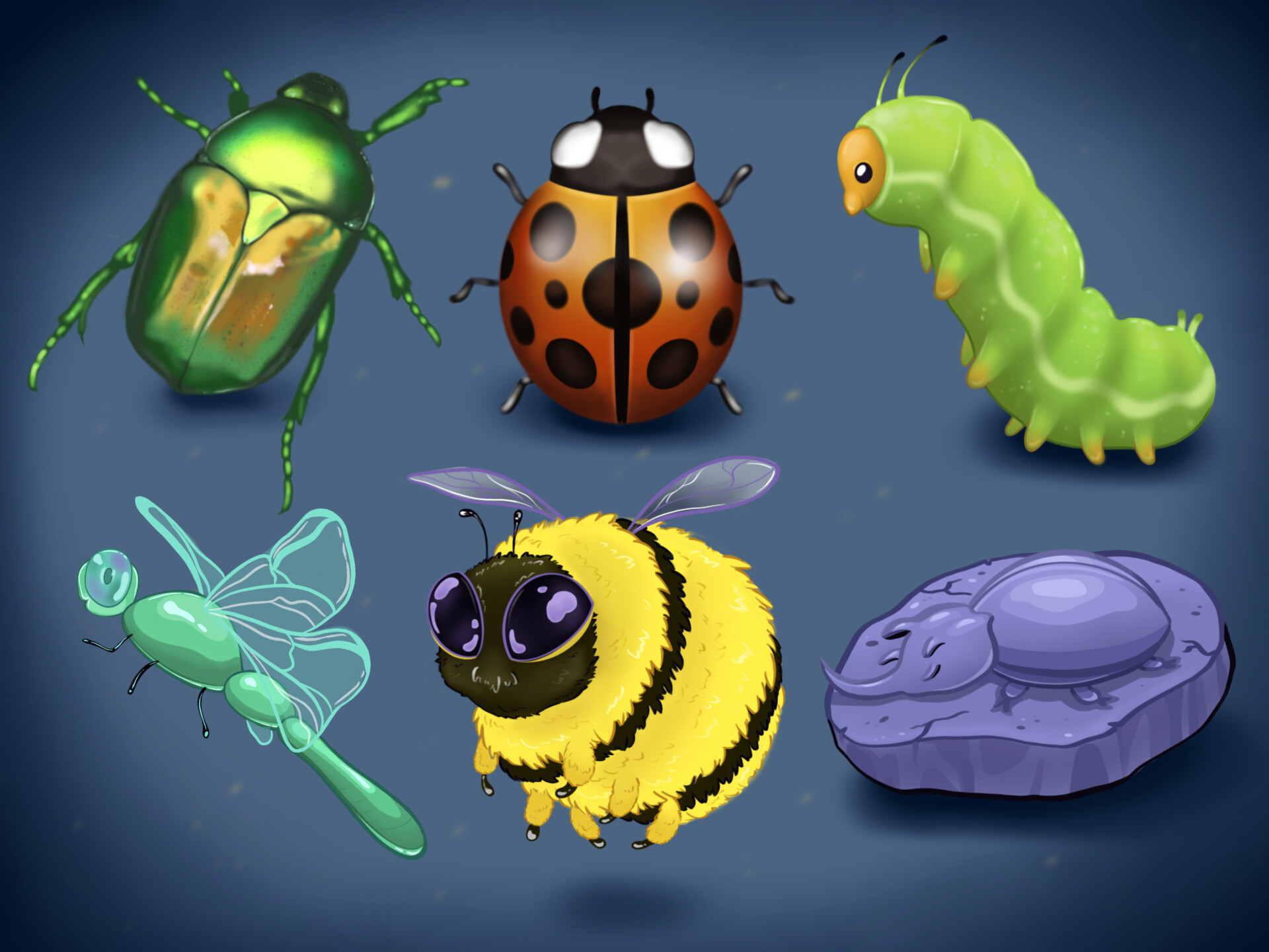 ArtStation - Stylized Insects