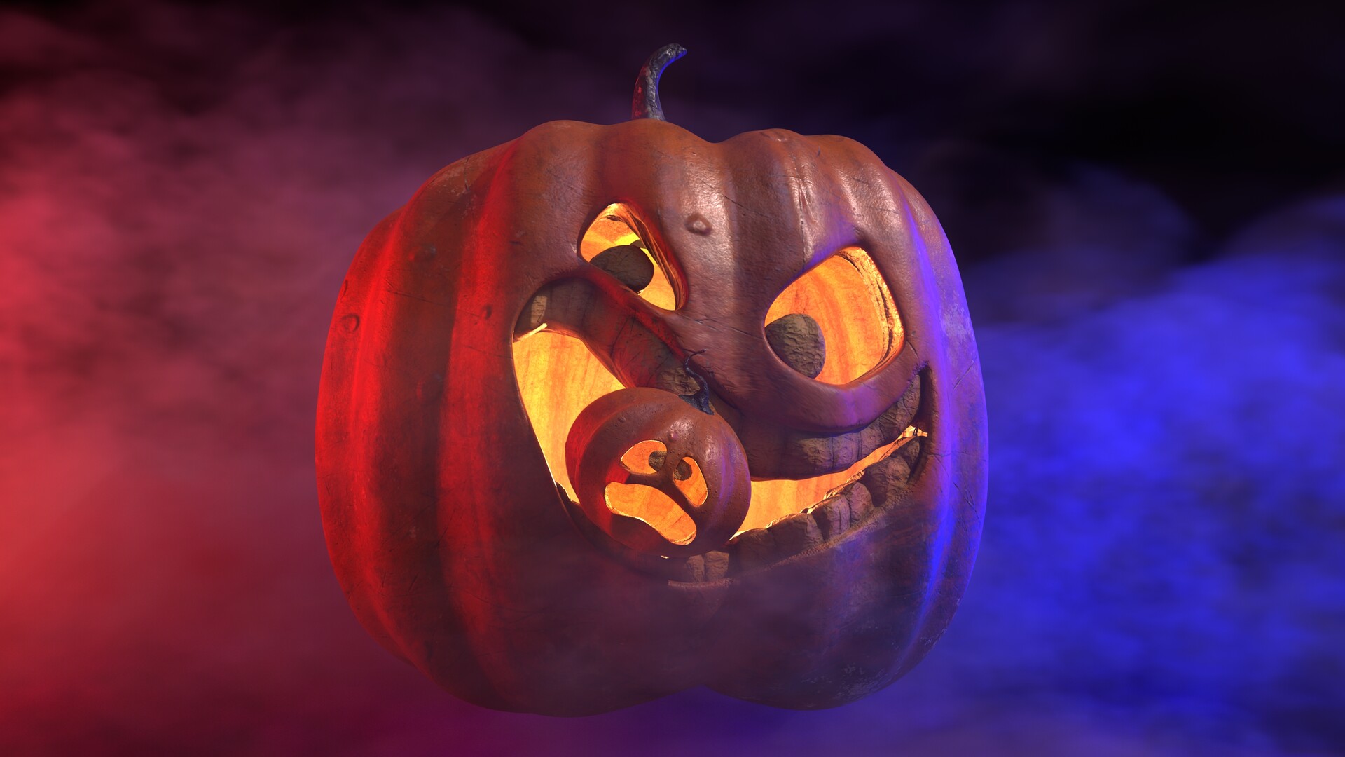 ArtStation - Cannibal Pumpkin - North&South Halloween Special