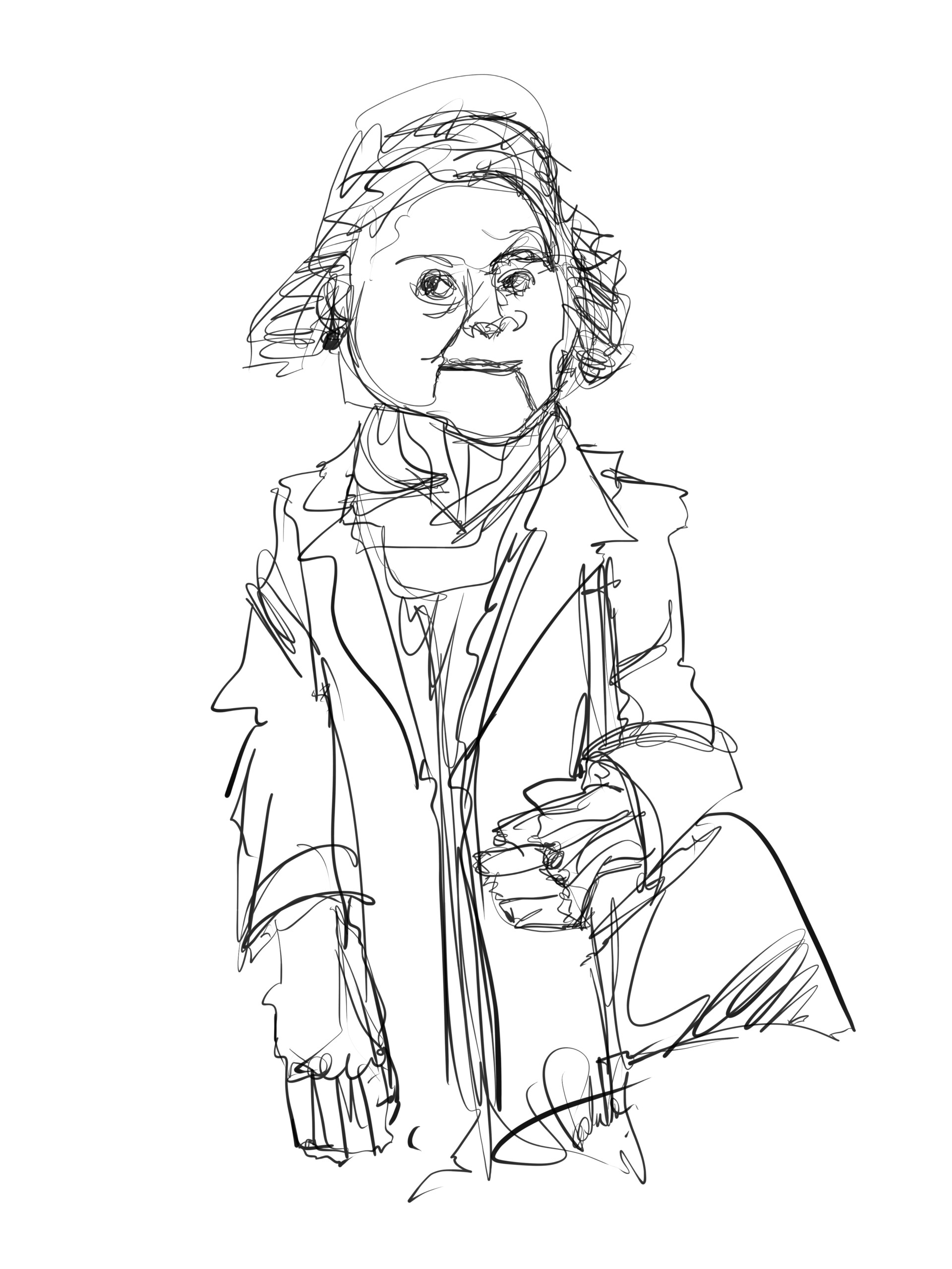 oliver twist coloring pages